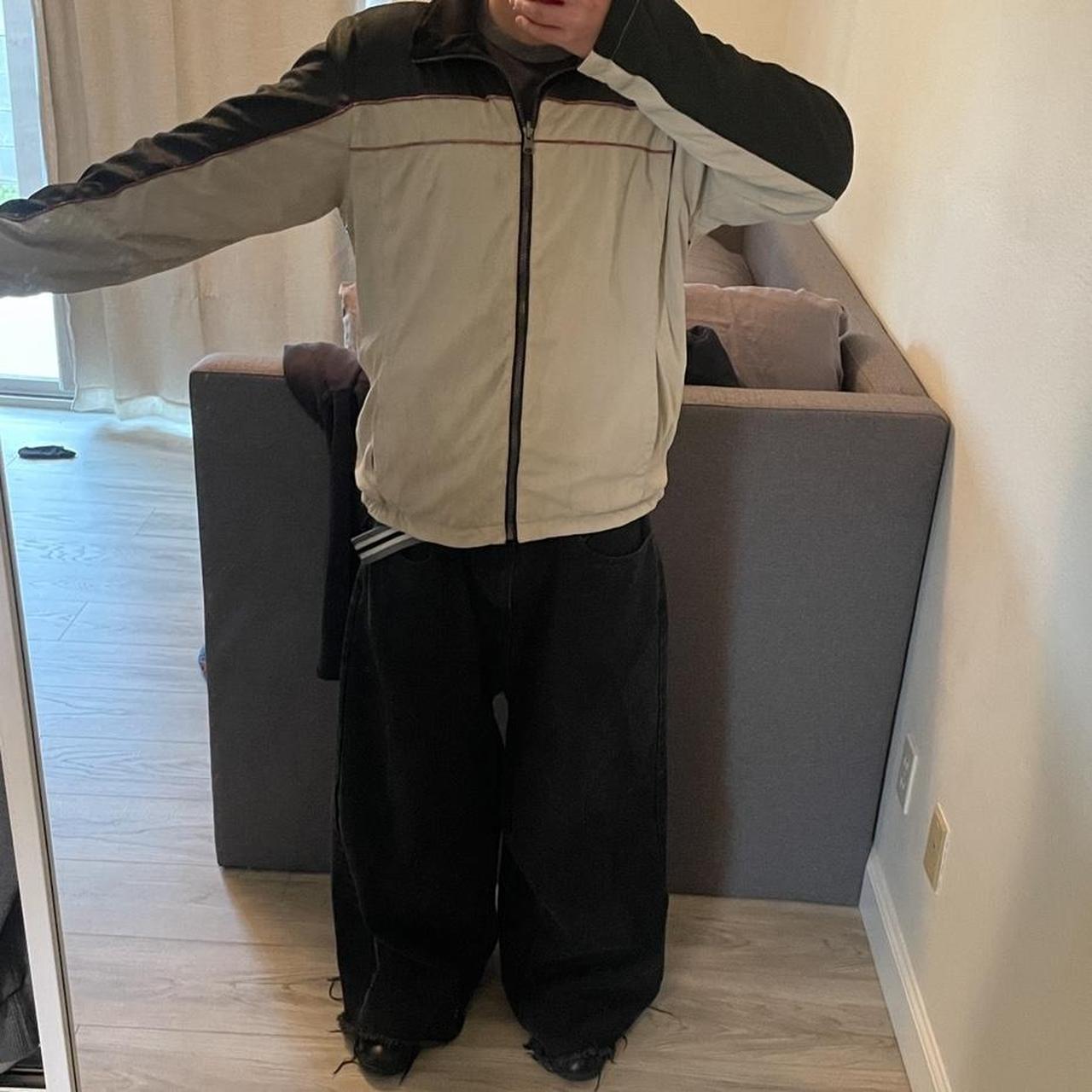 Reversible fleece jacket no tag fits size medium - Depop