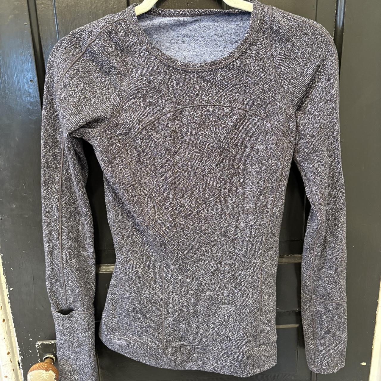 Grey Lululemon ‘It’s Ruru Run’ Size4 running long... | Depop