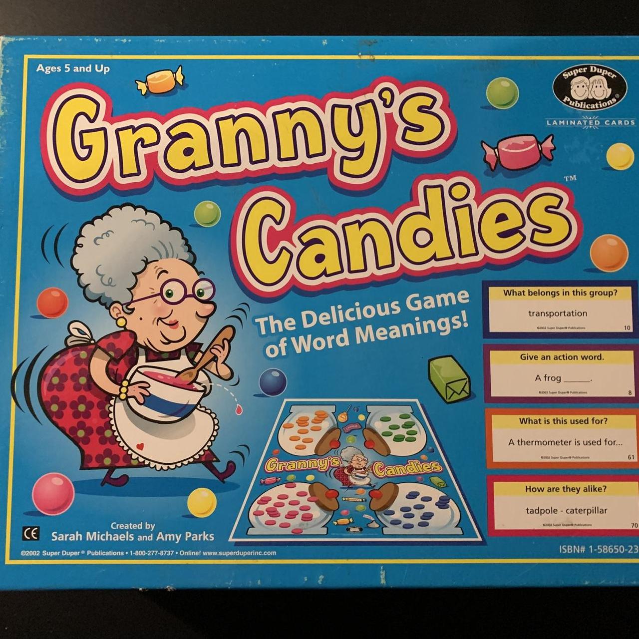 Granny’s Candies Game Of Word Meanings Vintage Board... | Depop