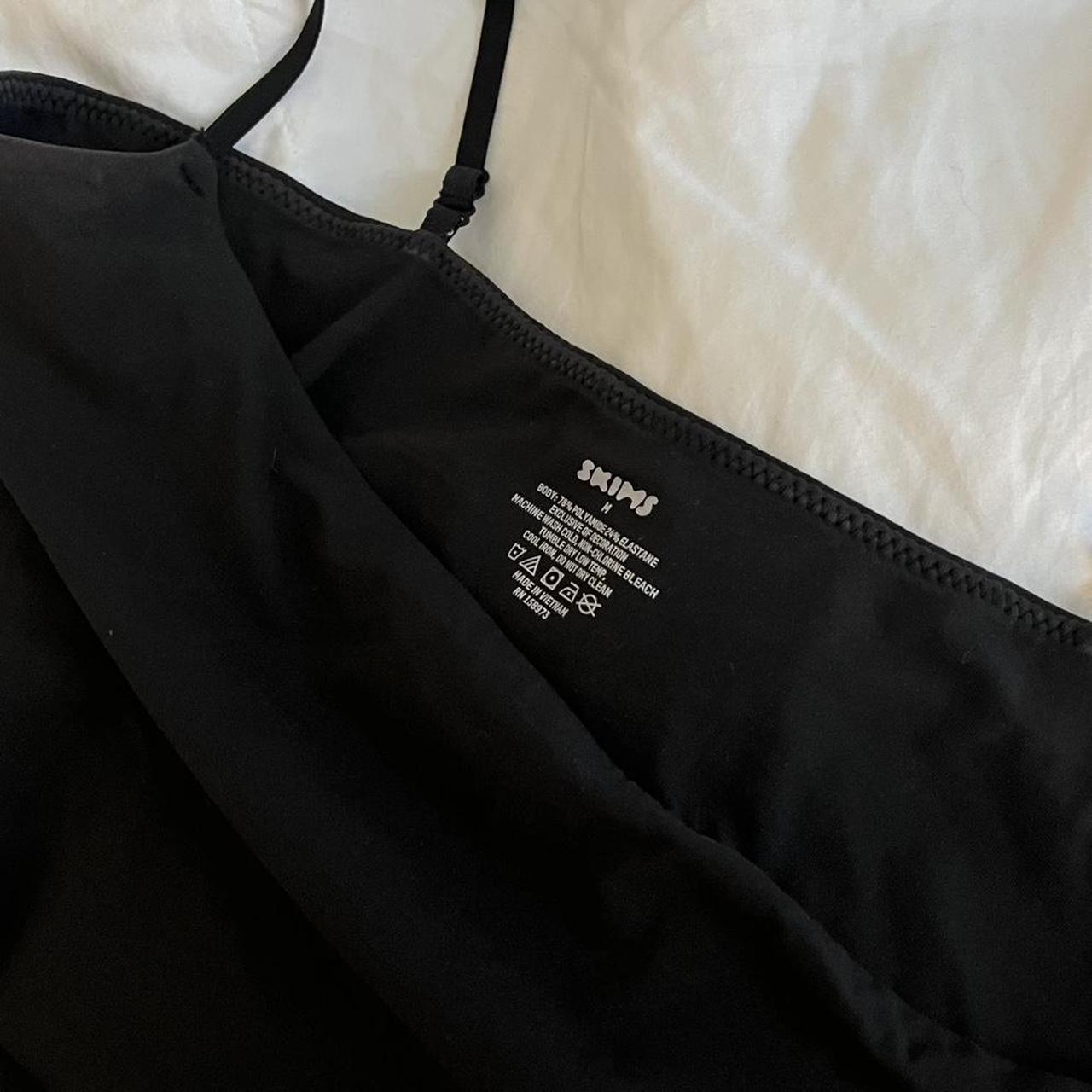 SKIMS CAMI BODYSUIT in Onyx Size M (can fit a... - Depop