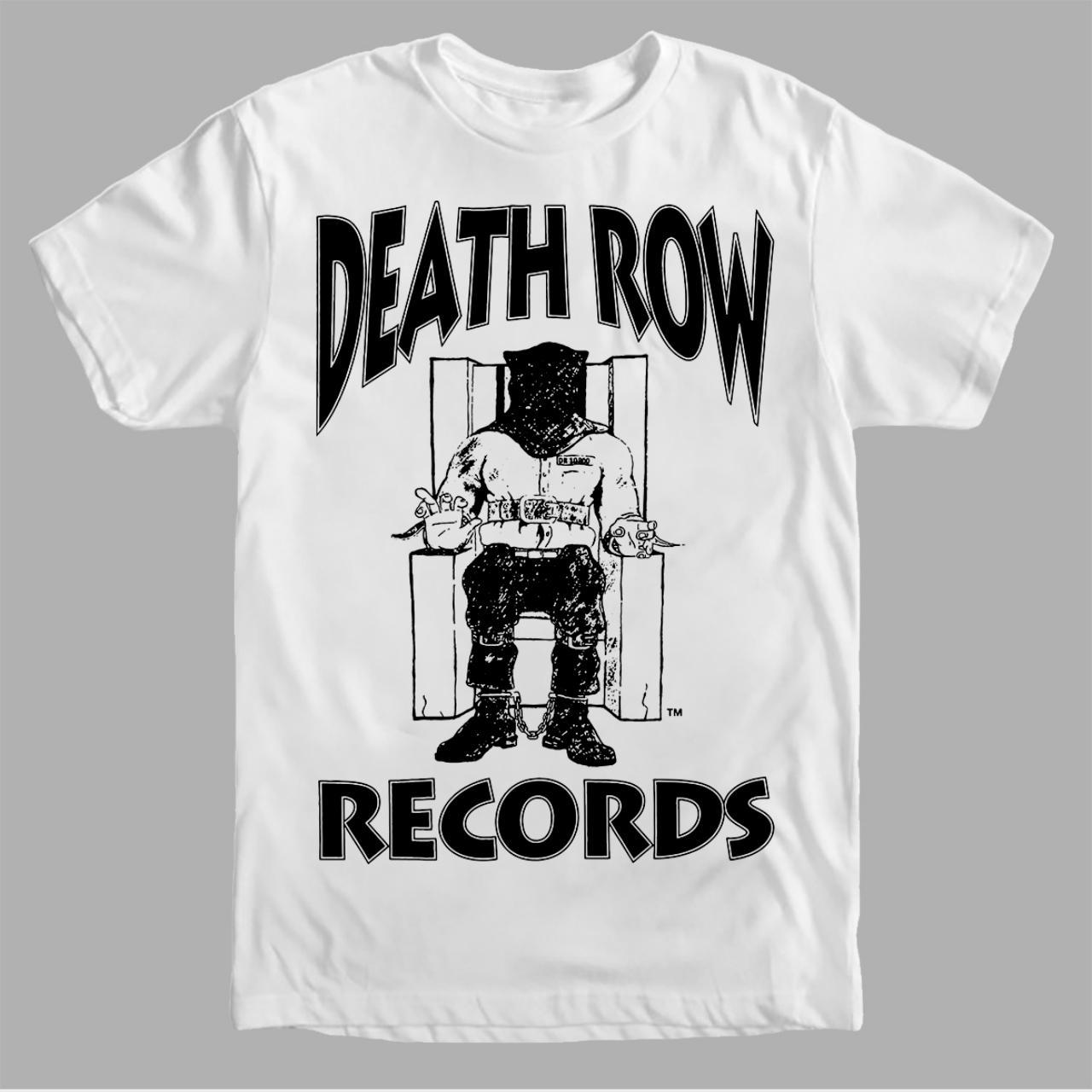 Death Row Records T-shirt R&B Rap Tee Hip Hop... - Depop
