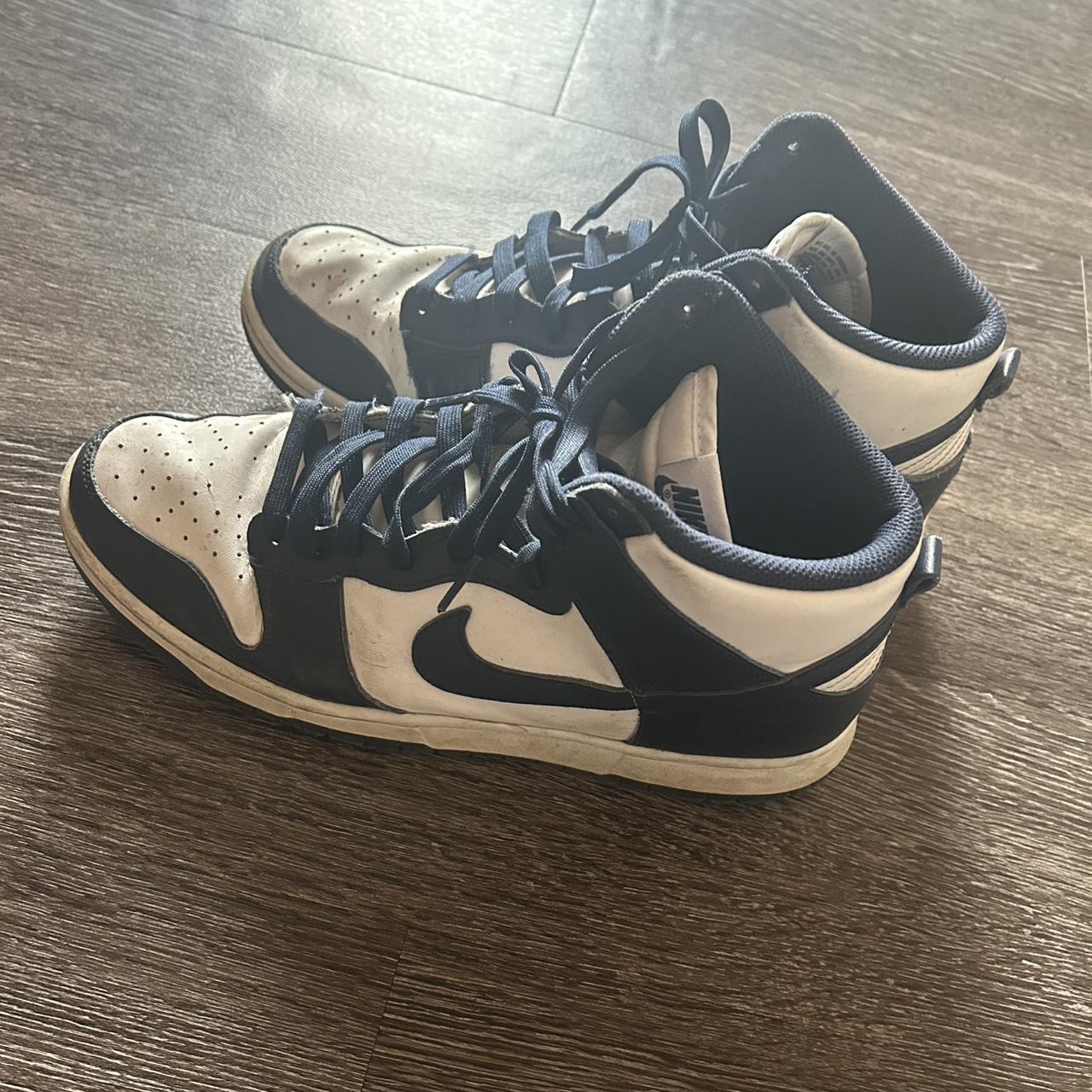 Navy Blue Nike Dunks Size : 11 Creased and dirty... | Depop
