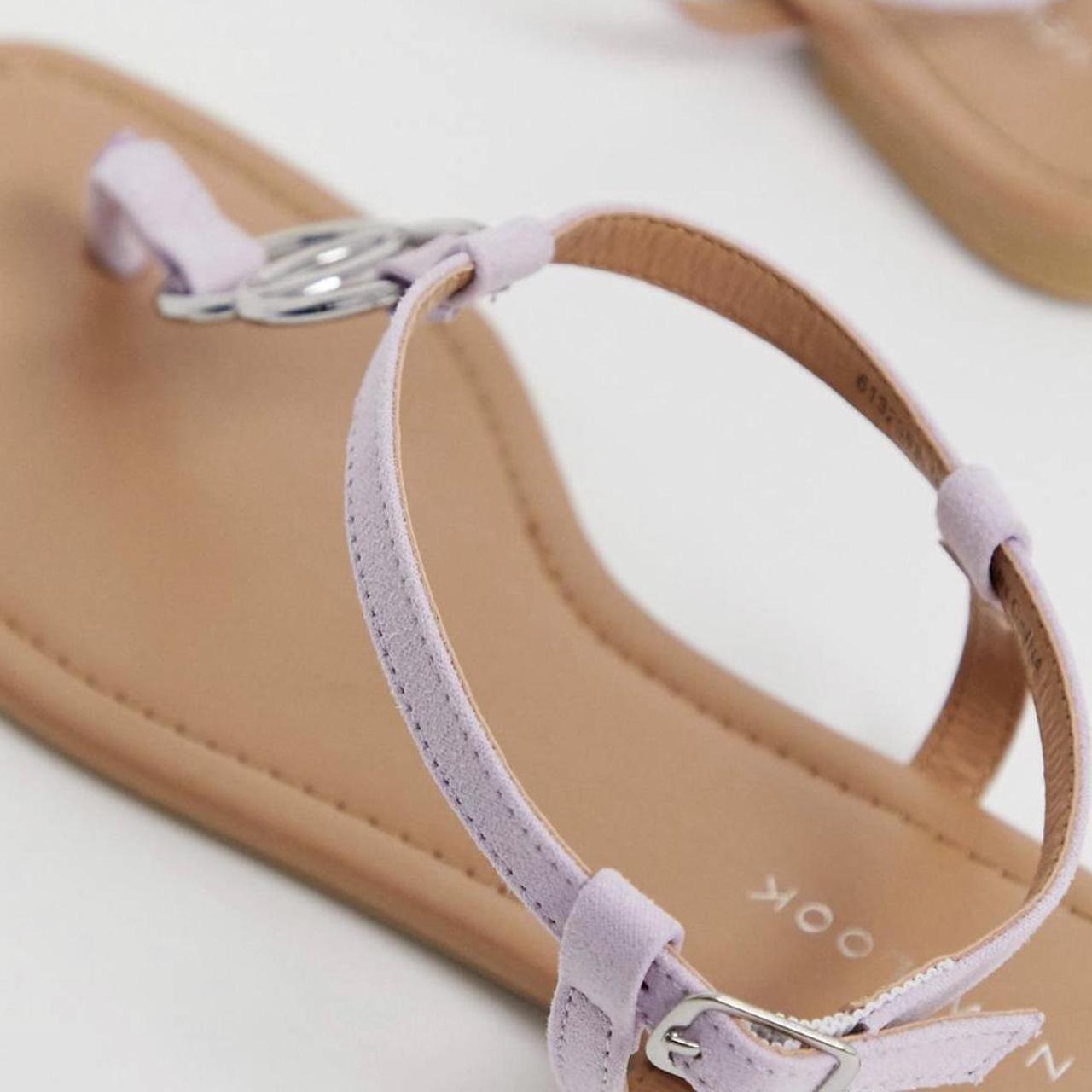 New look strapped flat sandals with rings in EU... - Depop