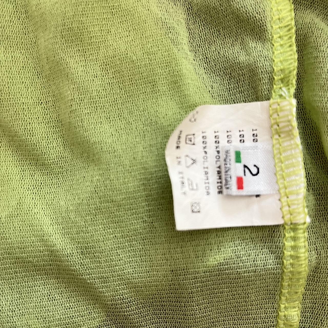 Italian made Evalinka lettuce edge trim sheer tie... - Depop