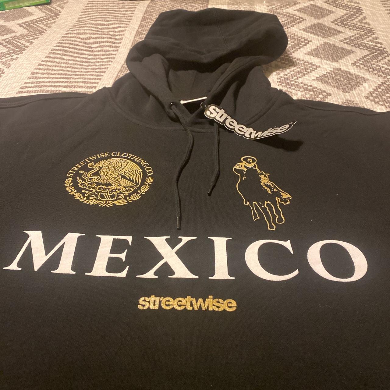 Black STREETWISE Mexico hoodie / Large / brand new... - Depop