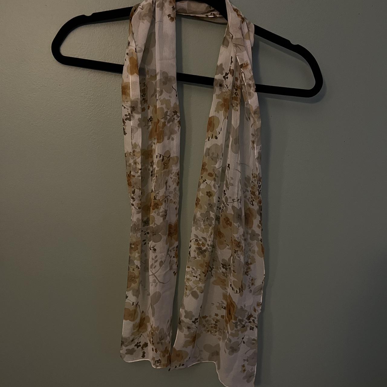 dainty sheer scarf - Depop