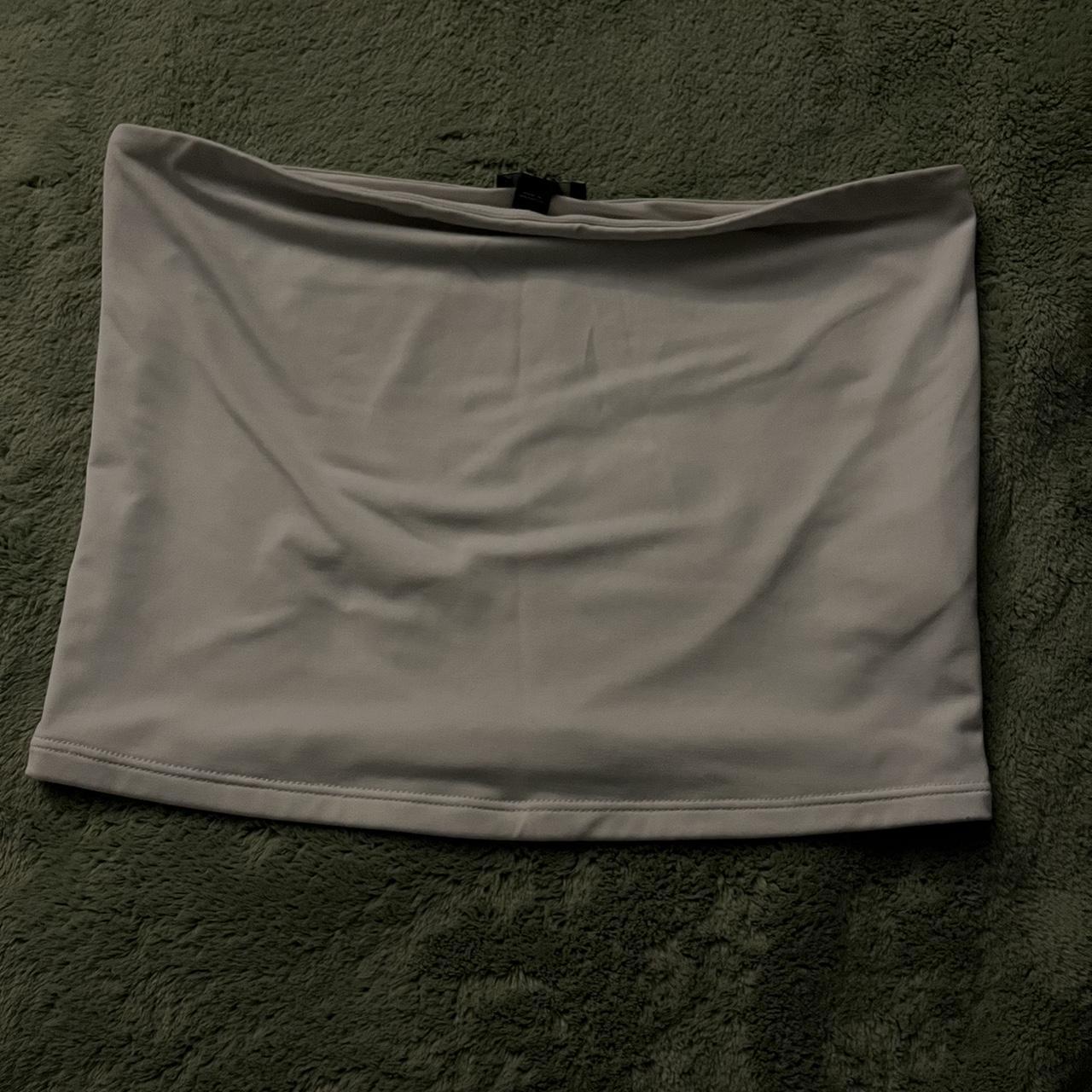 tube top bundle white tube top express purple tube... - Depop