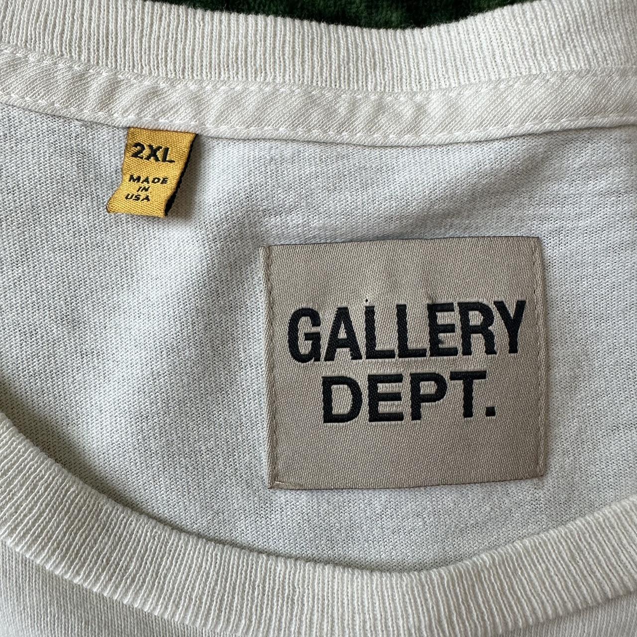 2XL. Authentic. Gallery Dept Beverly Blvd tee. Stain... - Depop