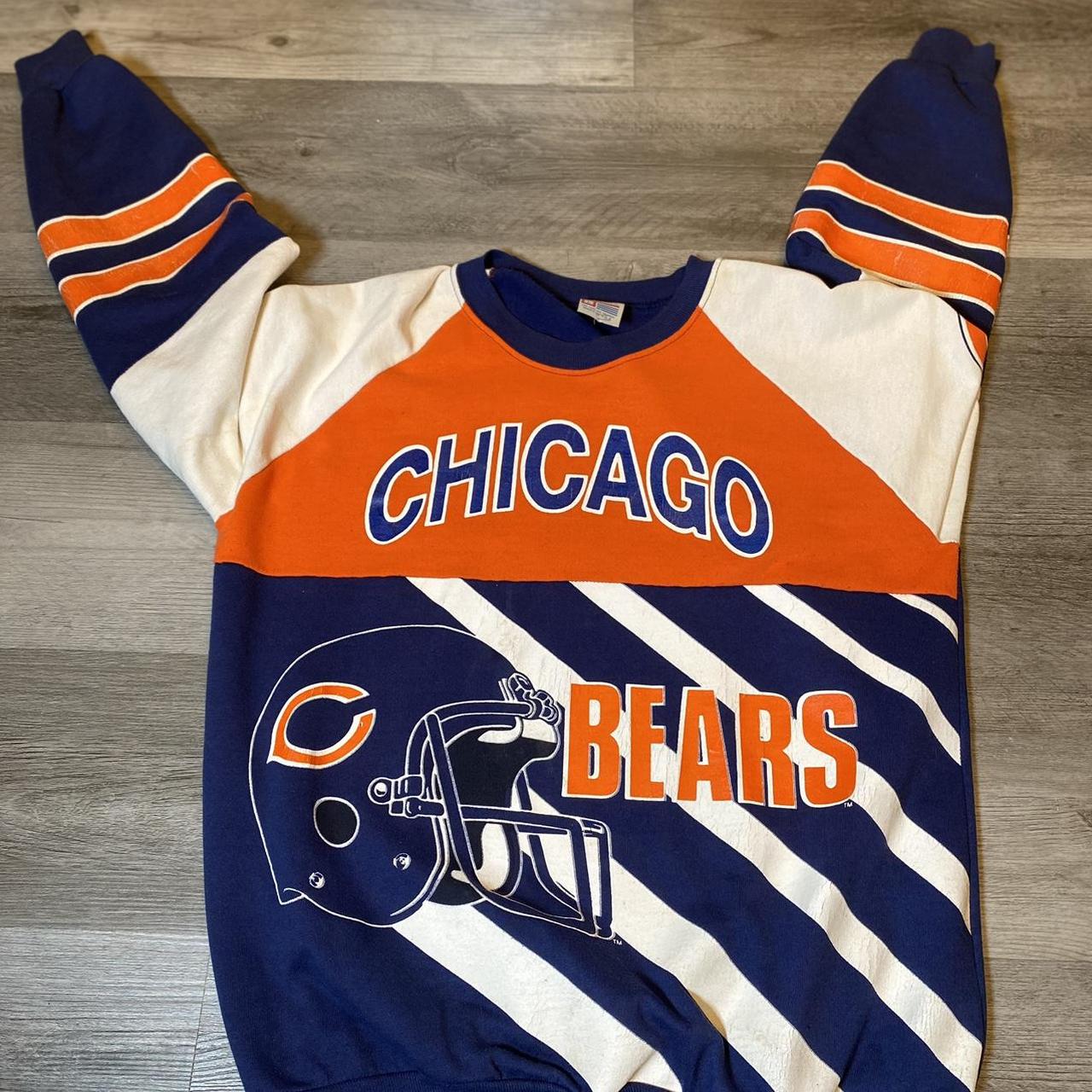 Vintage Chicago Bears Crewneck 8/10 few flaws... - Depop