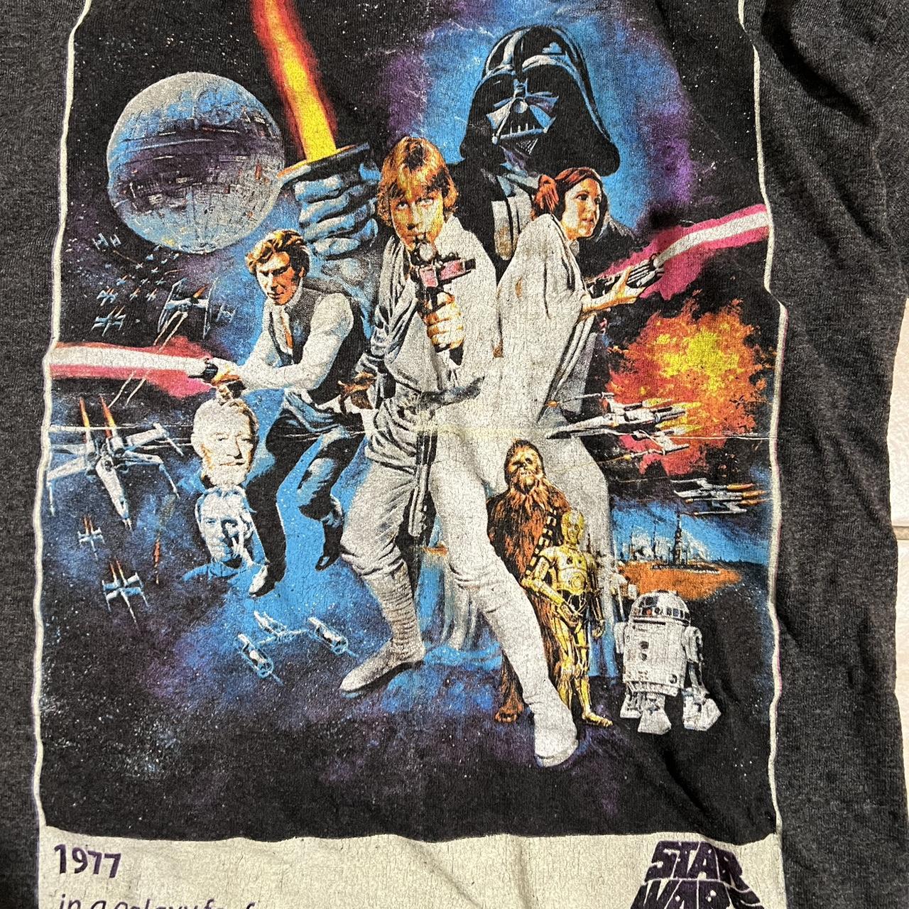 Star Wars Episode 4 A New Hope movie poster shirt In... - Depop