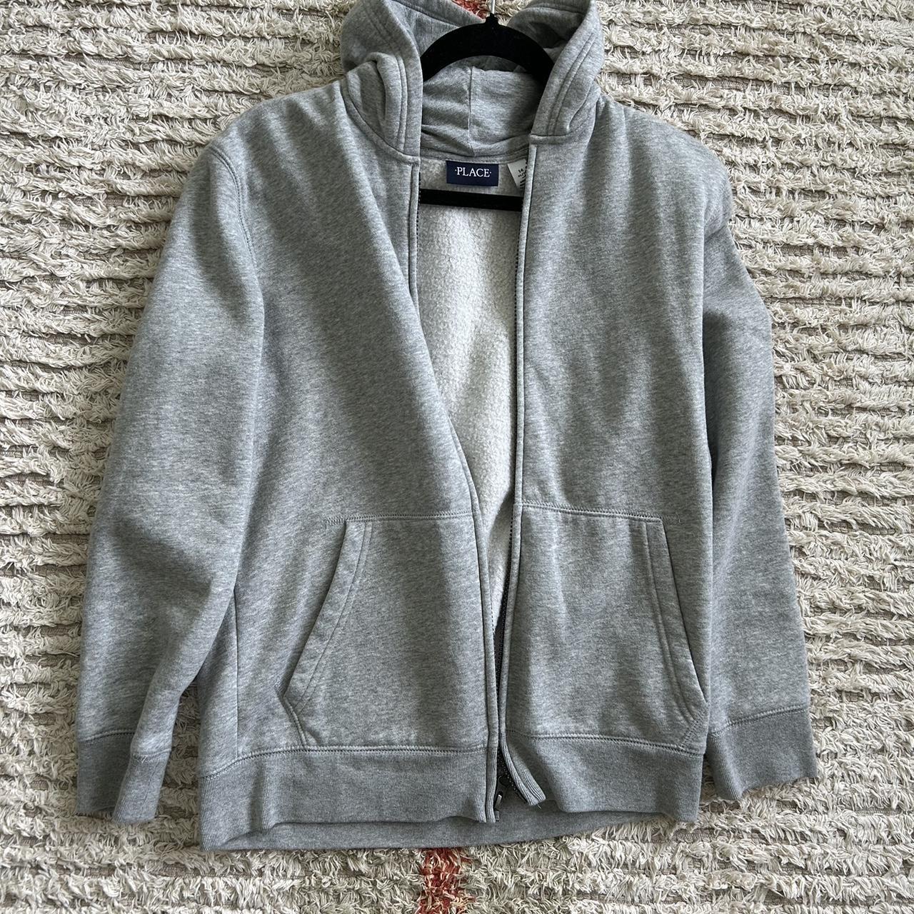 Gray Jacket, The Childrens place Size 14 - Depop