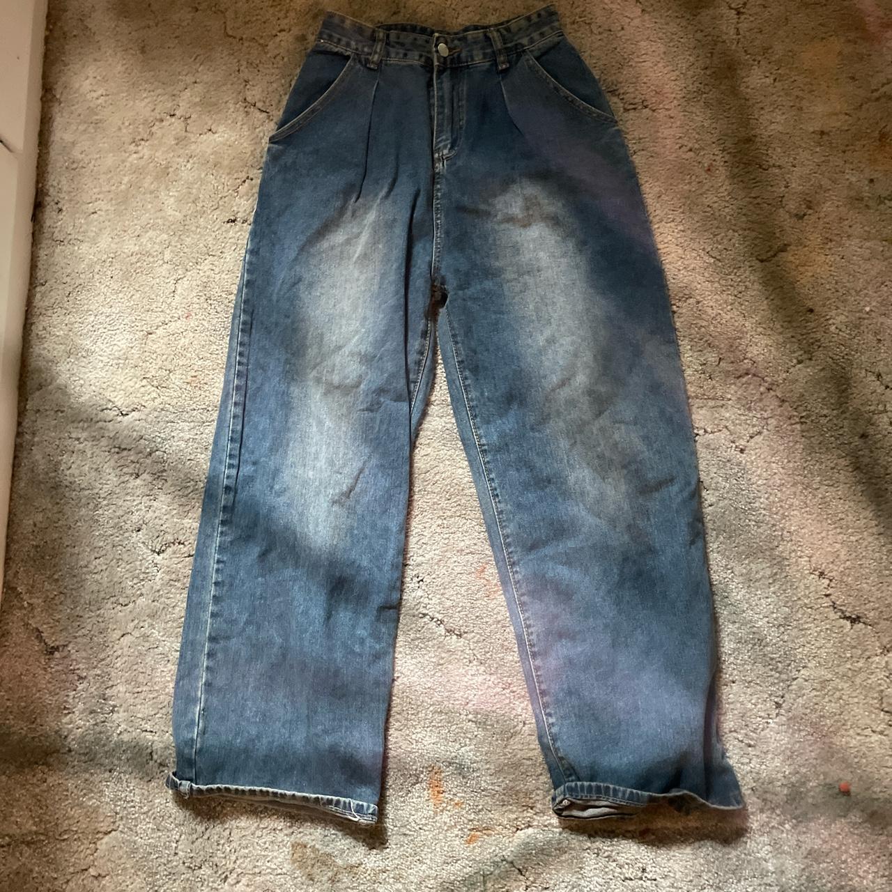 high rise baggy jeans - Depop