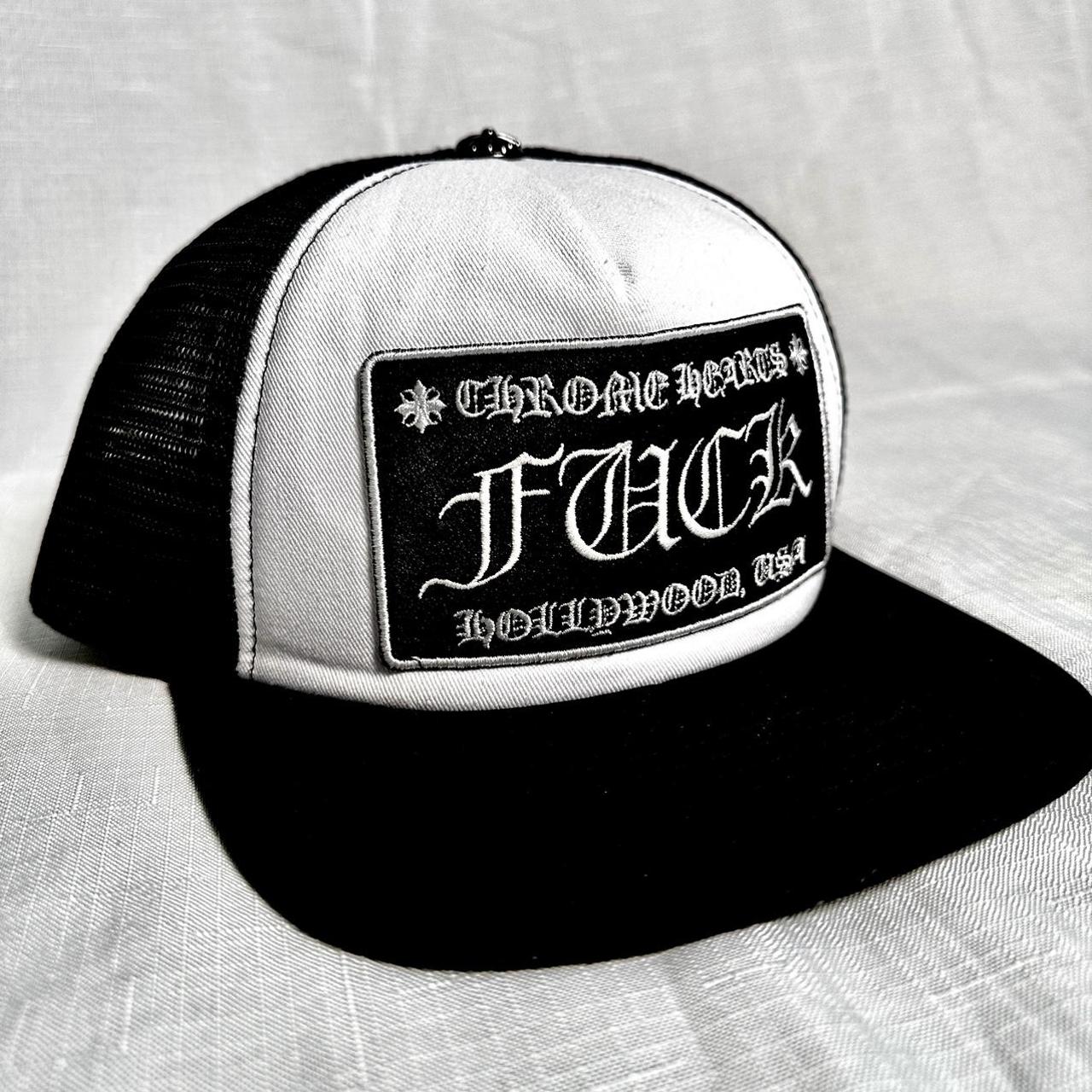 📍 CHROME HEART HAT 📍 WORN TWICE - Depop