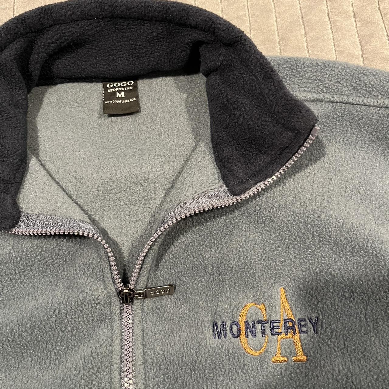 Monterey CA fleece zip up, GOGO brand, Medium but... - Depop