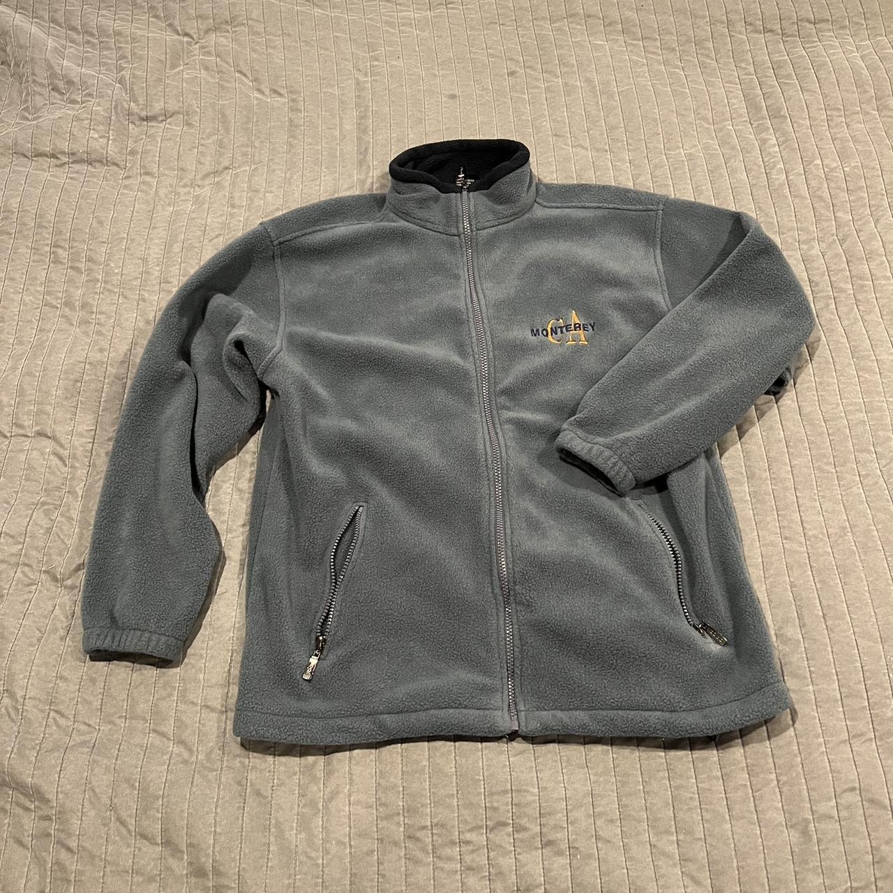 Monterey CA fleece zip up, GOGO brand, Medium but... - Depop