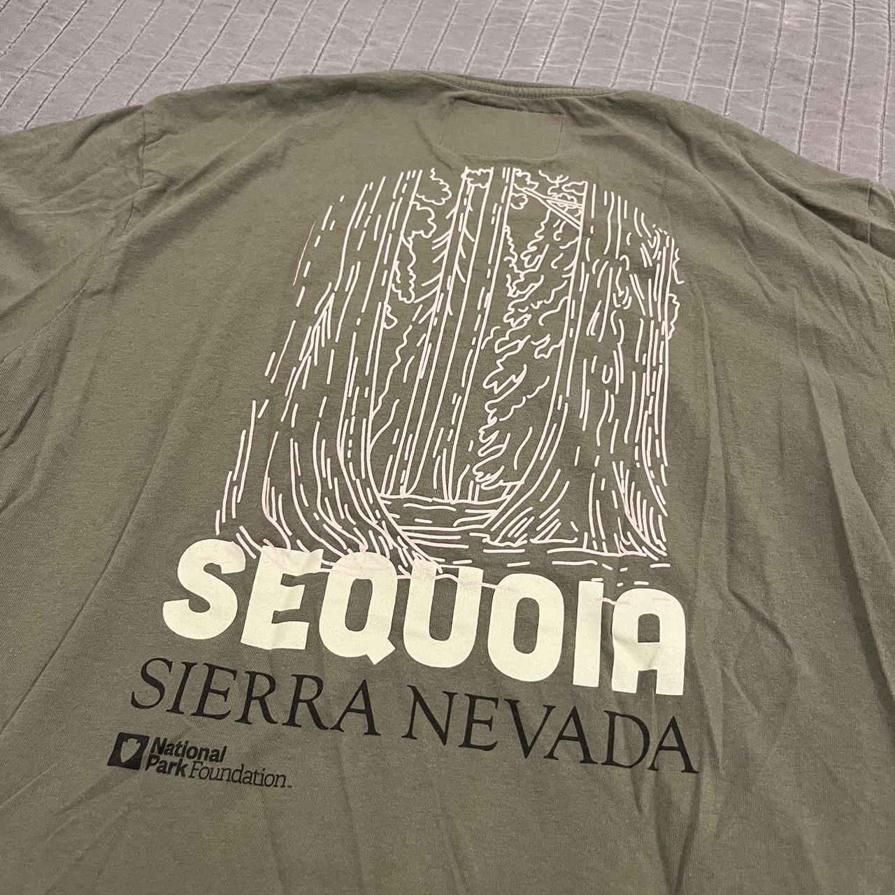 RSQ green sequoia National park t-shirt, size Medium... - Depop