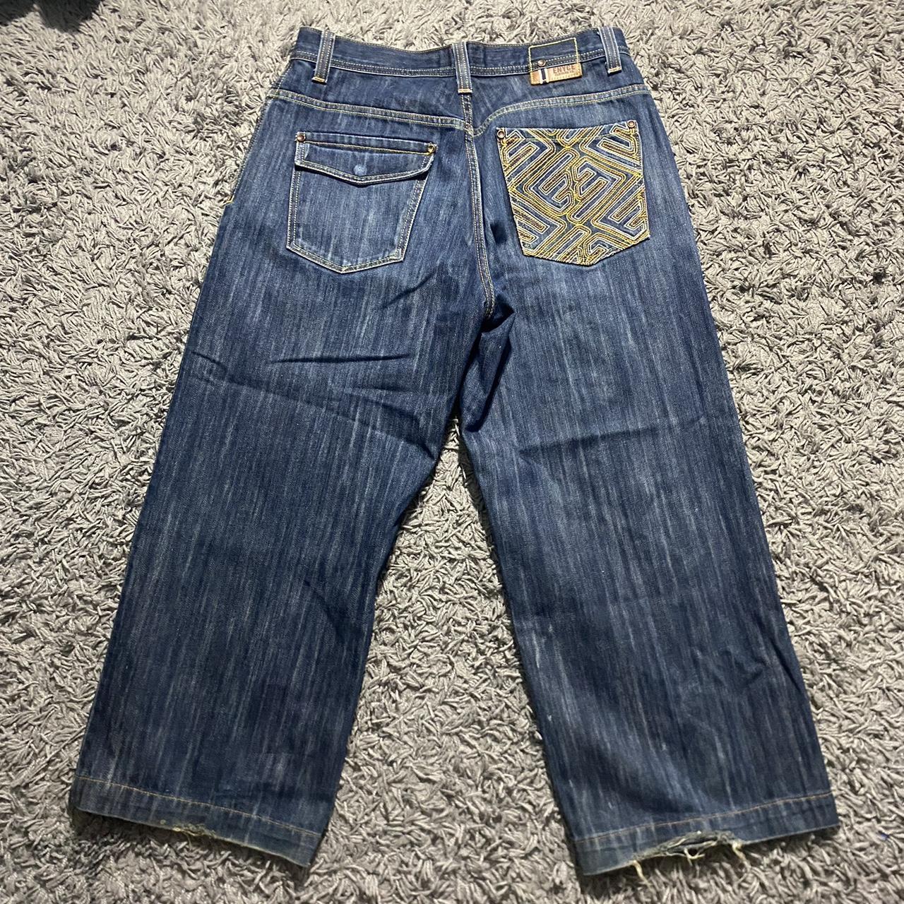 •Y2K enyce jeans •super cool embroidered... - Depop