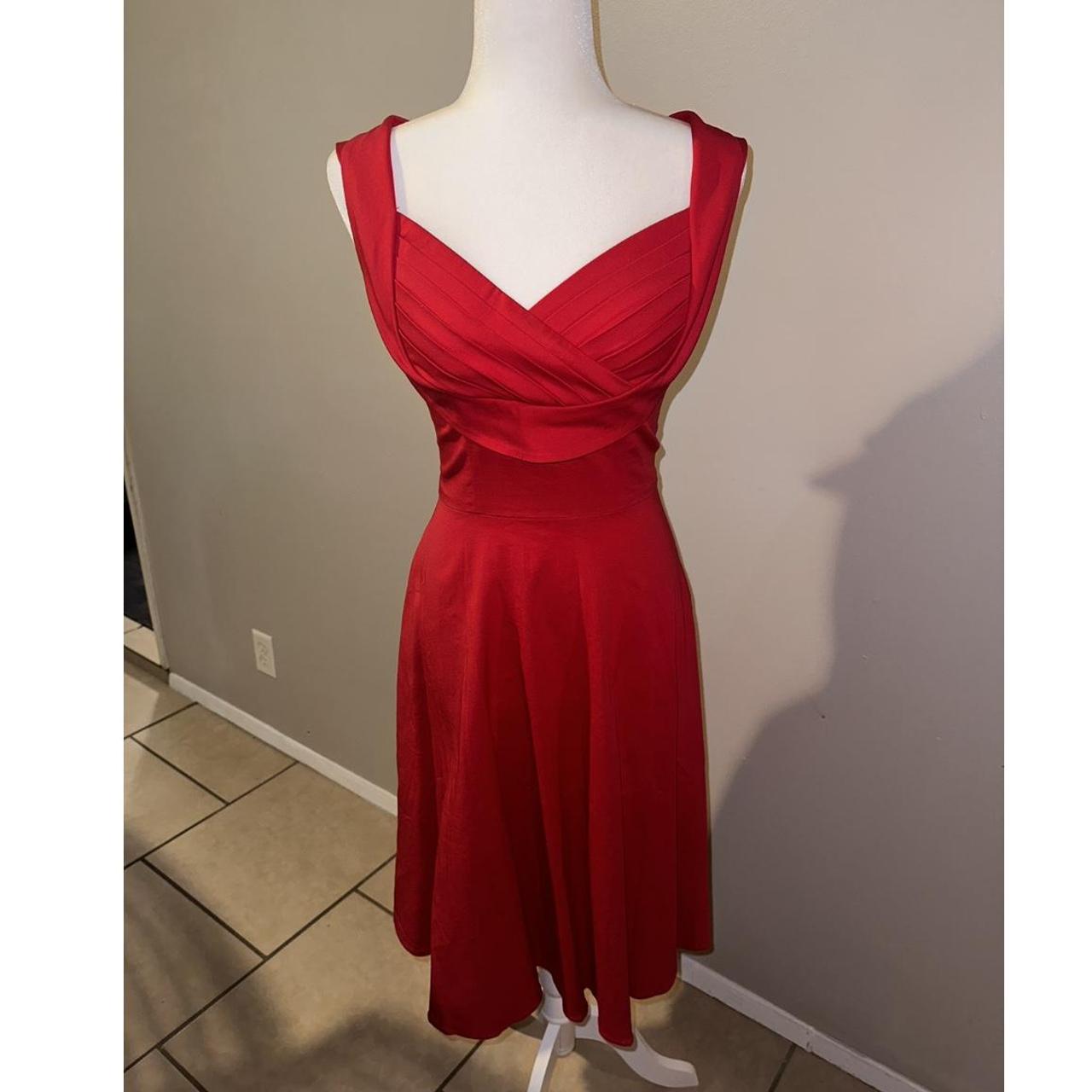1950’s style vintage red dress - Depop