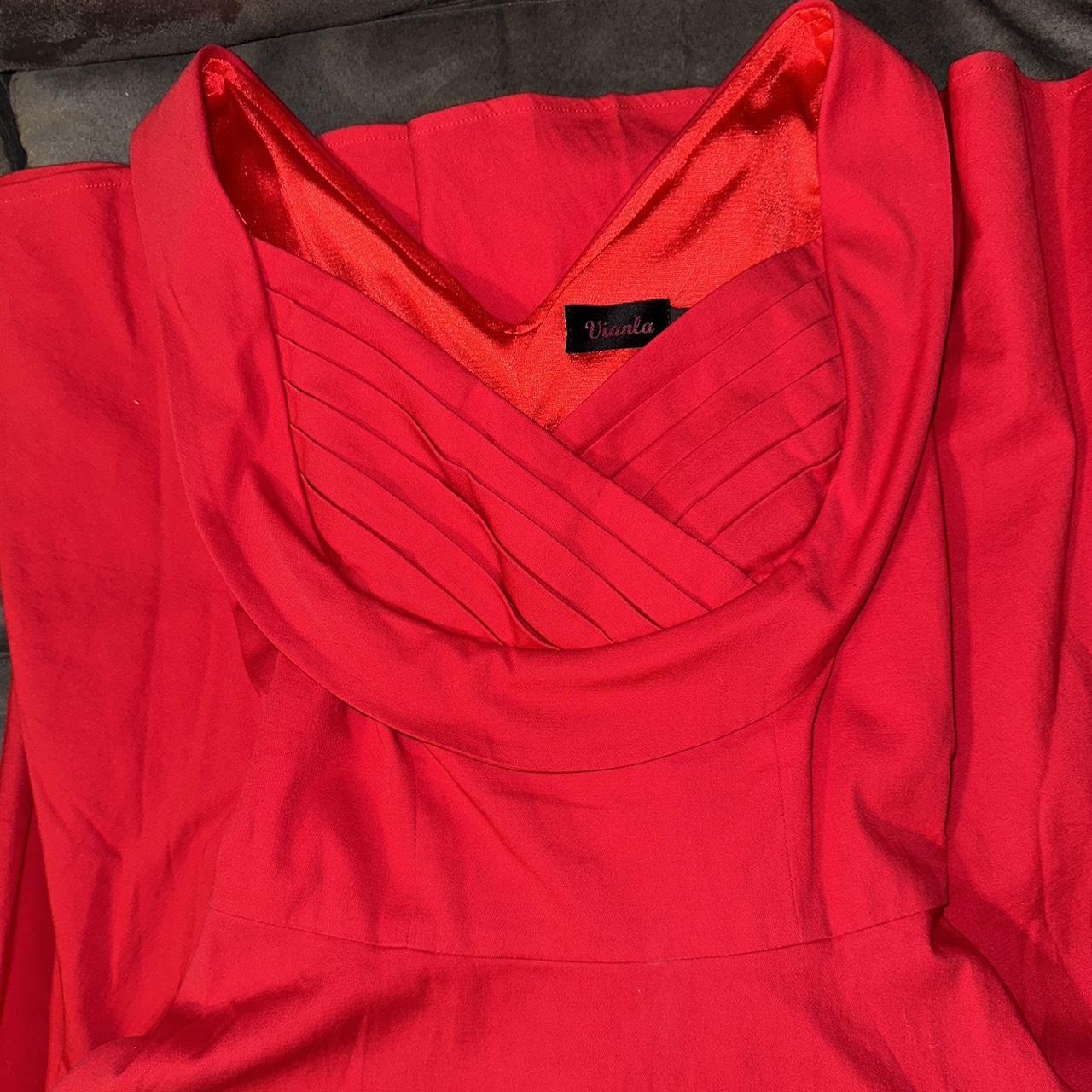 1950’s style vintage red dress - Depop