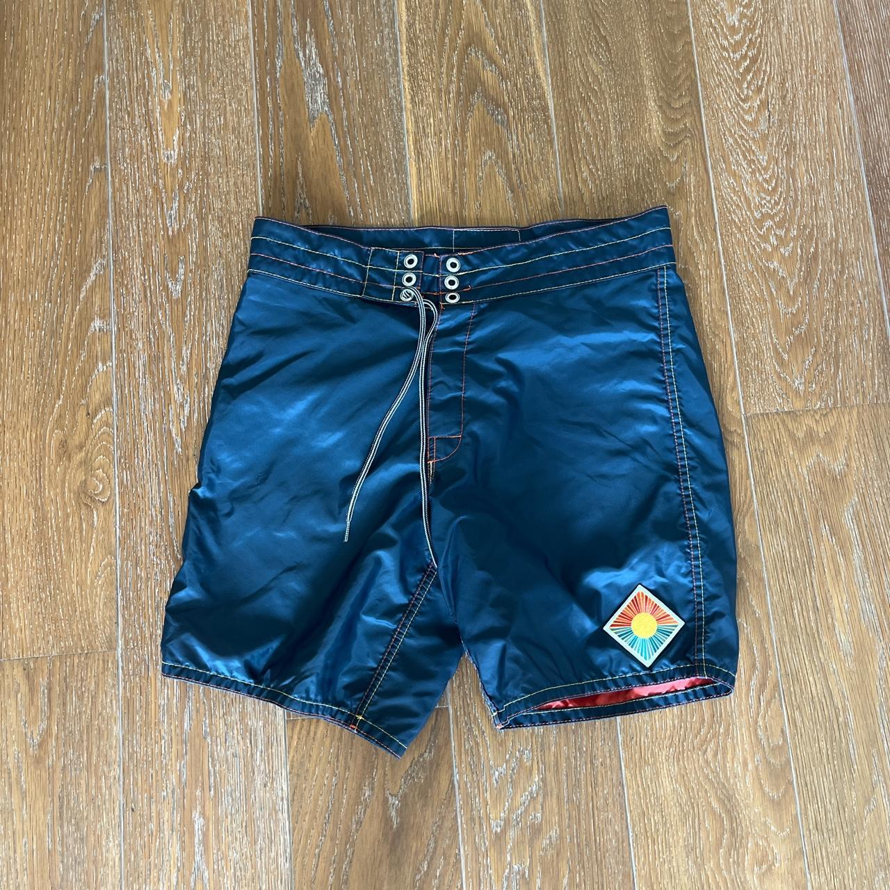 birdwell beach britches blue swimtrunks. great... - Depop