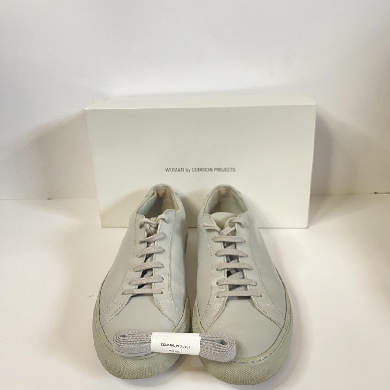 Woman by Common Projects Original Achilles Low Grey - Depop