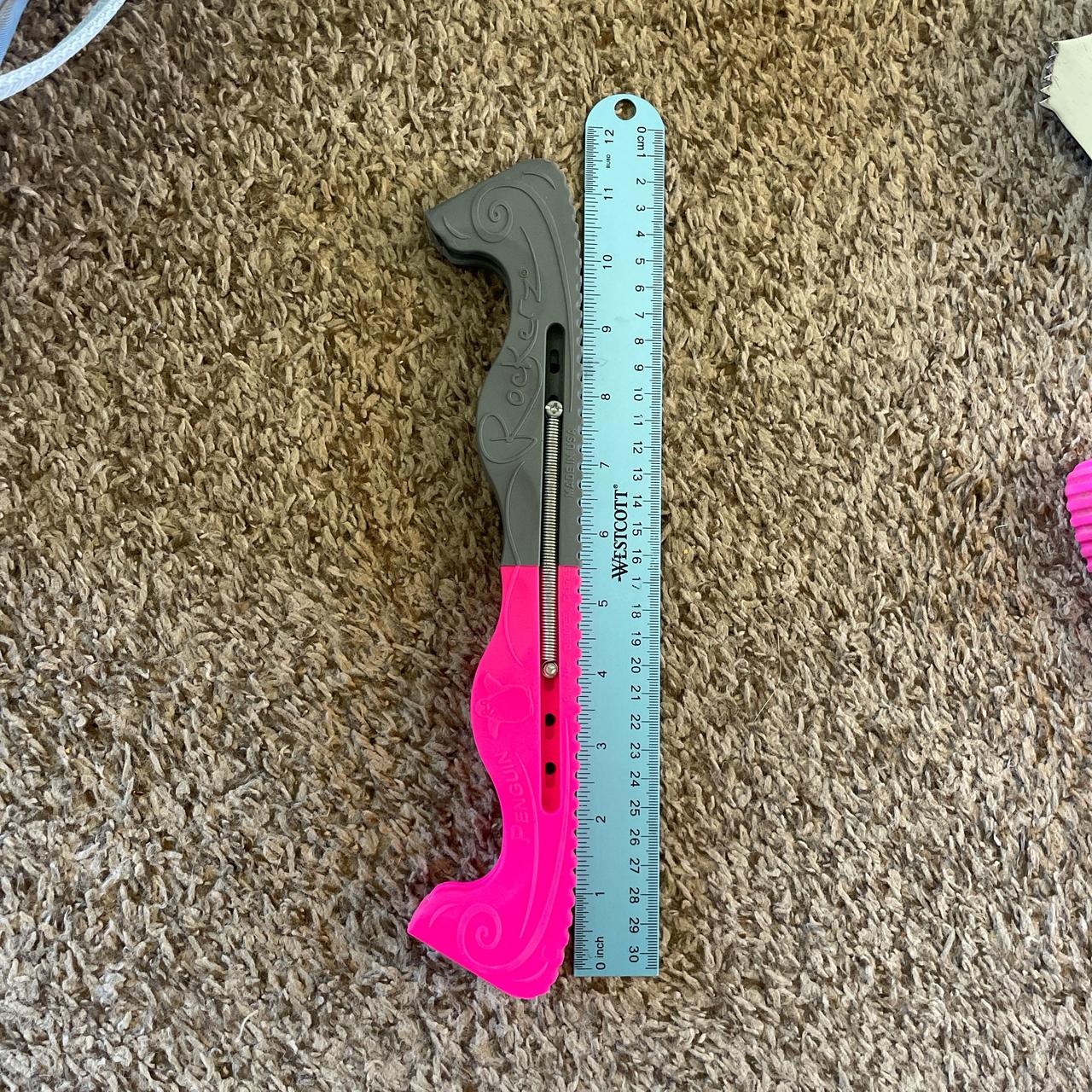 Rockers ice skate hard blade covers Pink and... - Depop