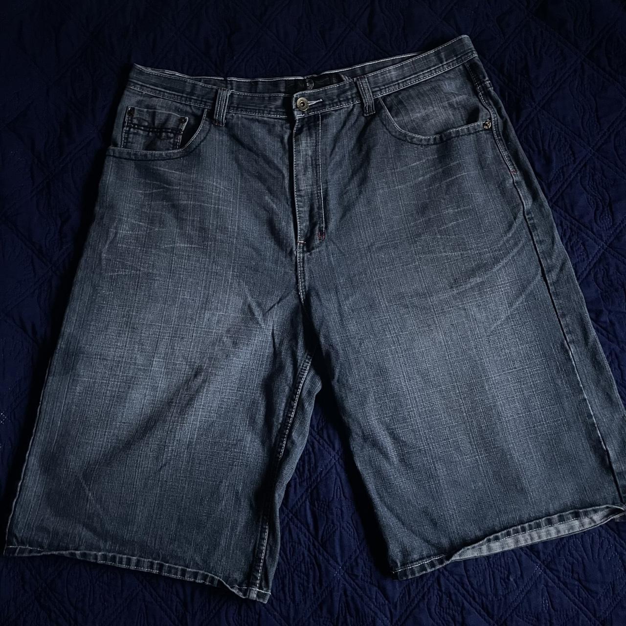 Royal Blue Jeans Jorts Great wash and condition... - Depop