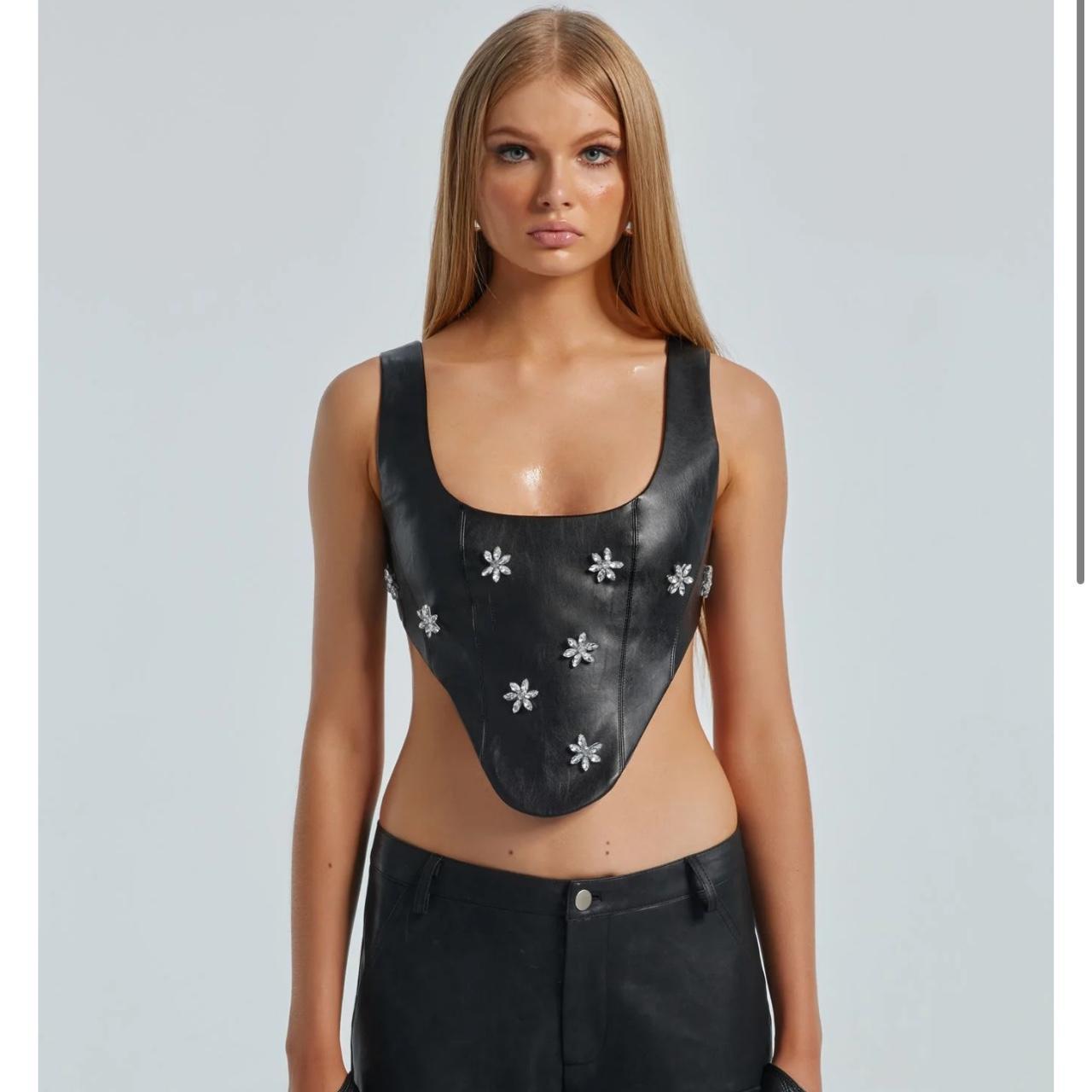 The Kript - Rosalia Corset Top - Depop