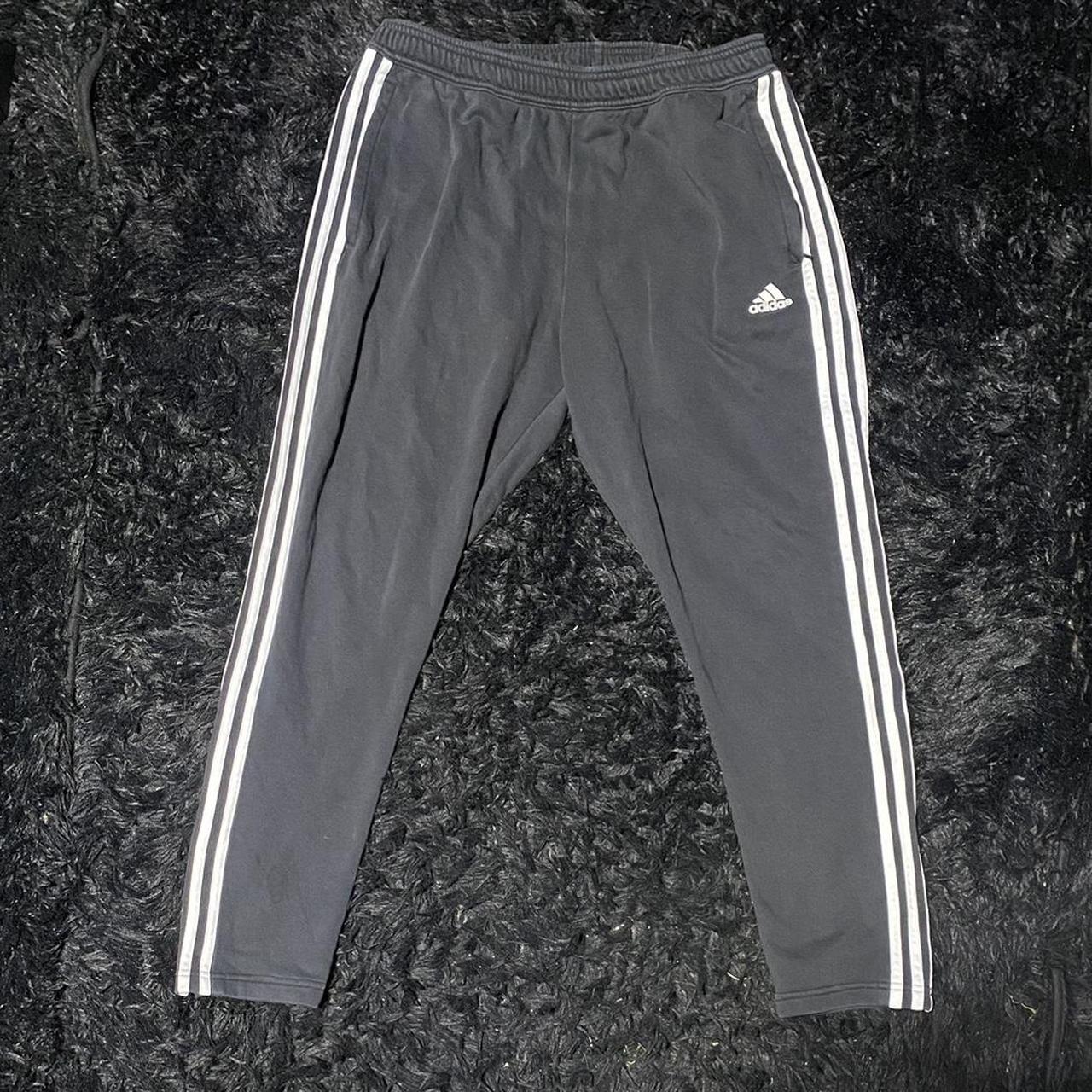 Adidas Sweats Has flare and pocket zippers - Depop
