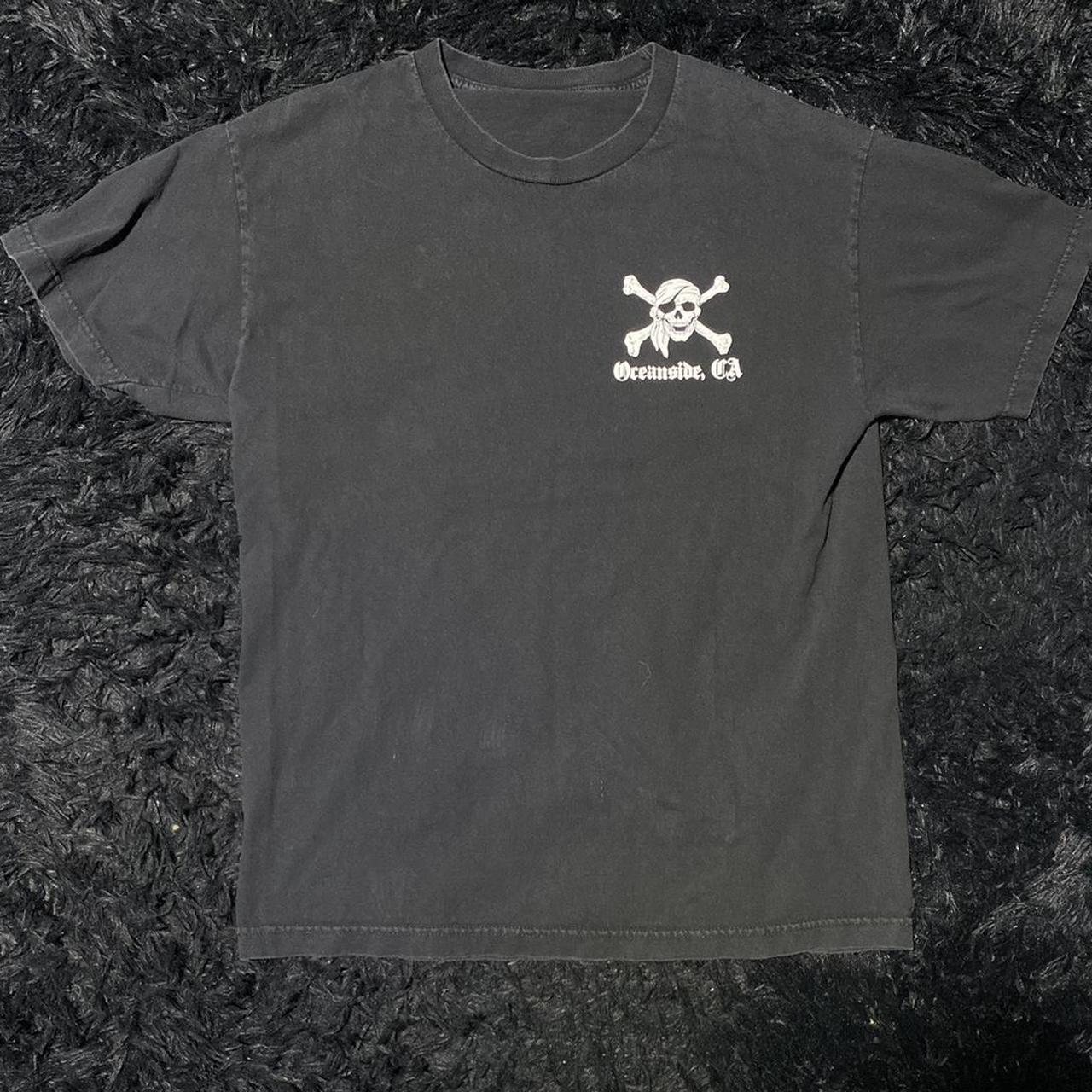 y2k grunge 2000s Skull bones shirt No tag fits like... - Depop