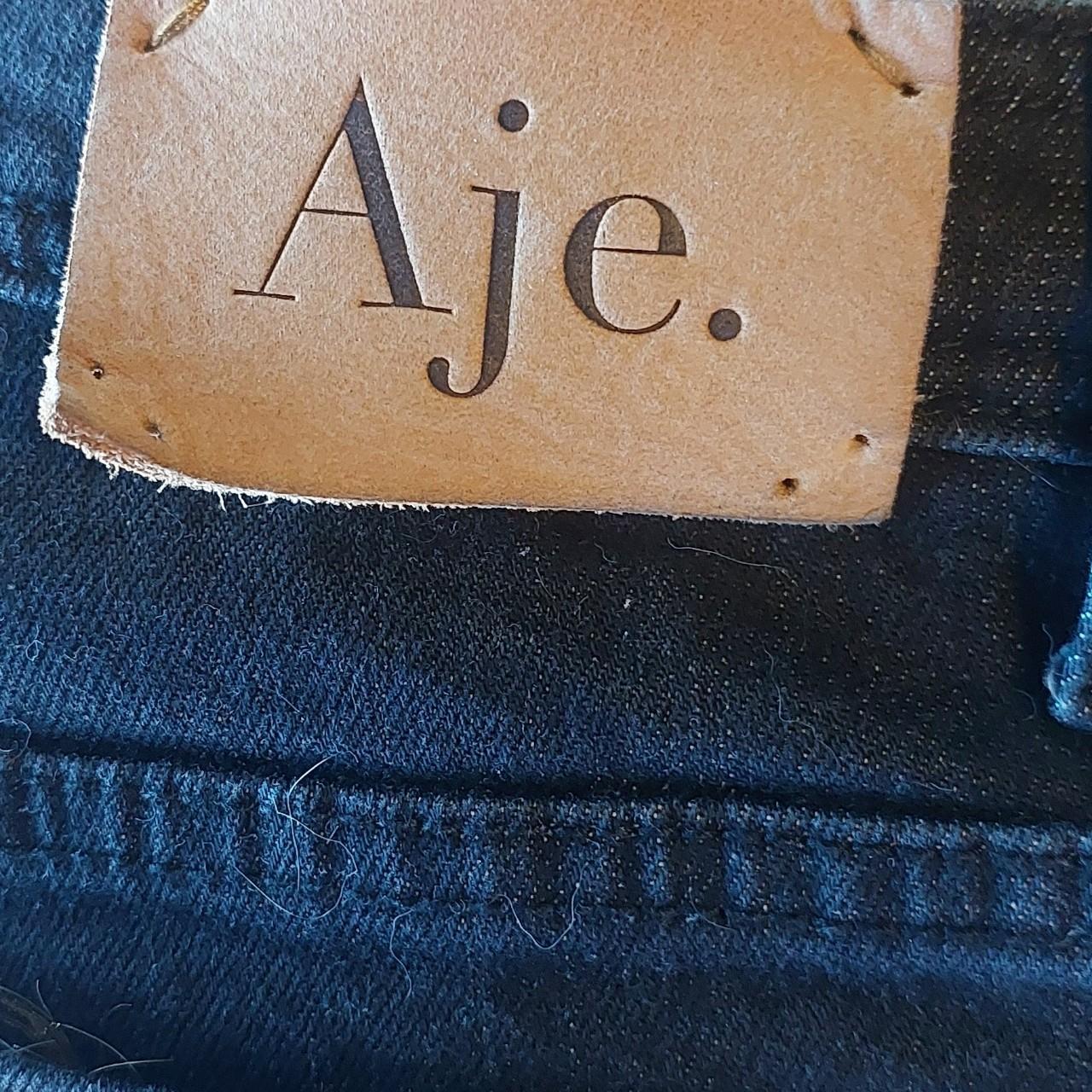 Aje size 10 mid rise skinny jeans in black label is... | Depop
