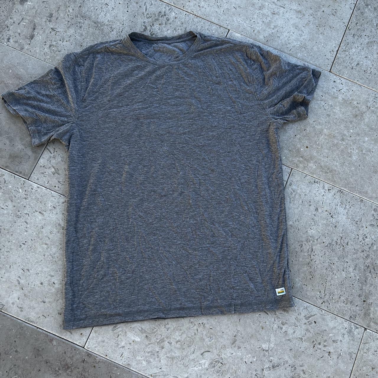 Vuori grey tee Great condition - Depop