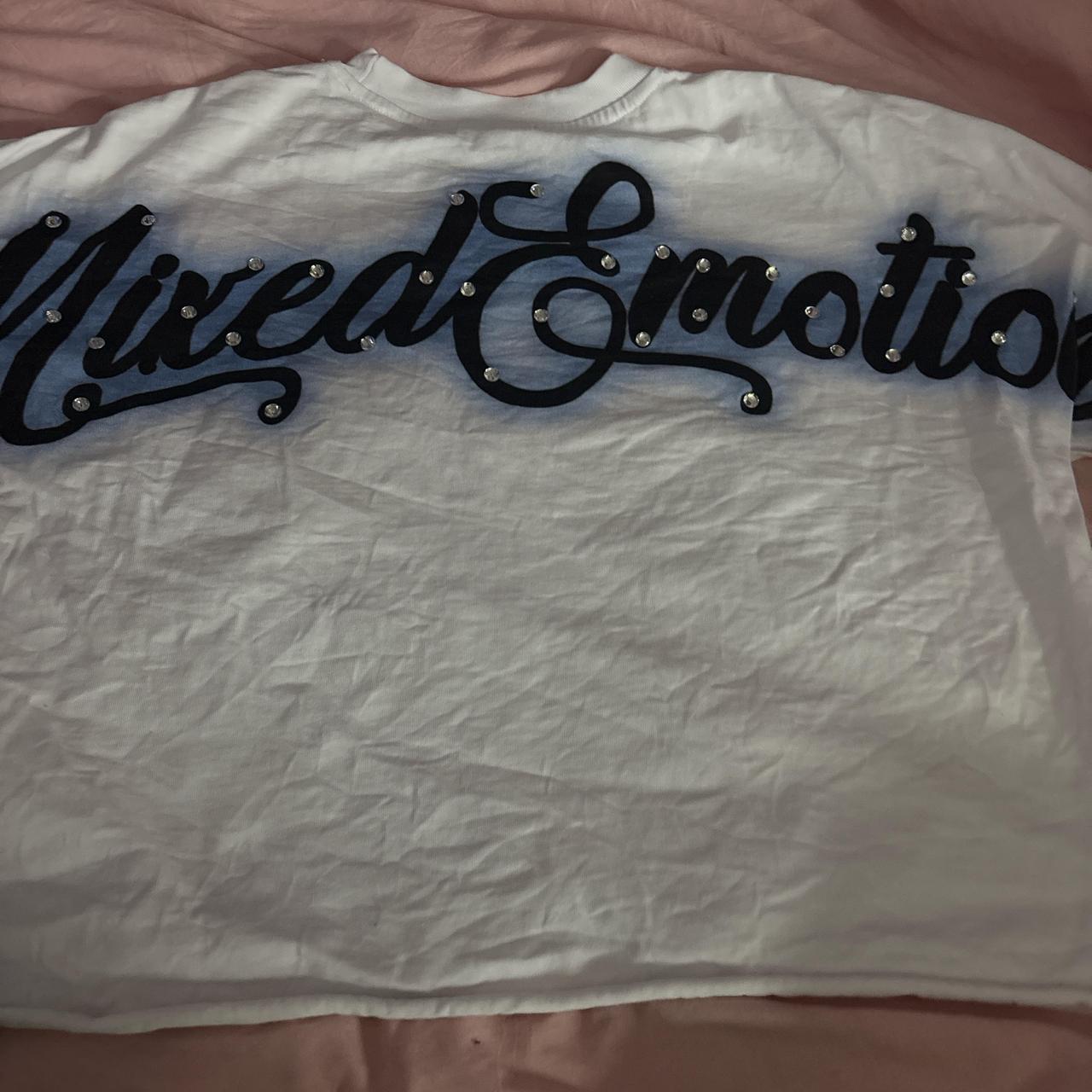 mixed emotions cropped tee worn once paid 150 | Depop