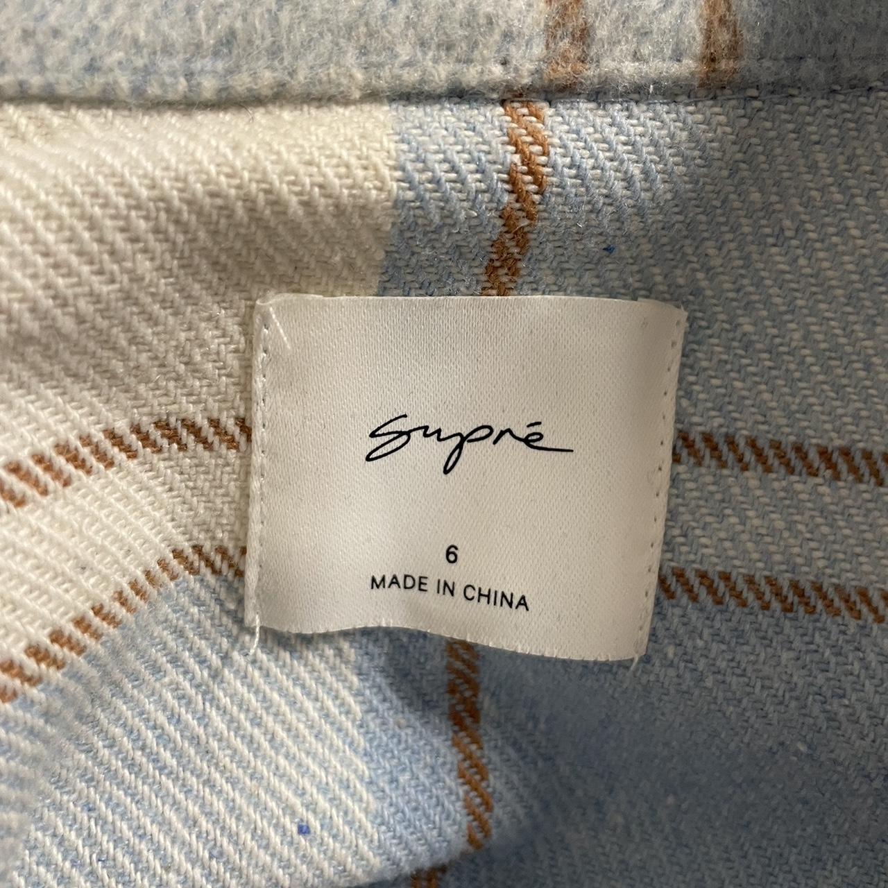 Supre checkered jacket size S Never worn - Depop