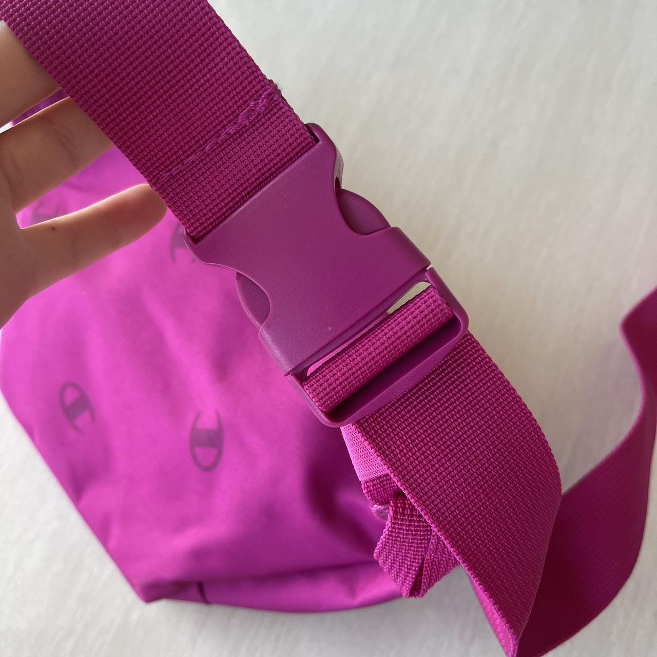 Cute Pink Champion Fannypack. Never used; in perfect... - Depop