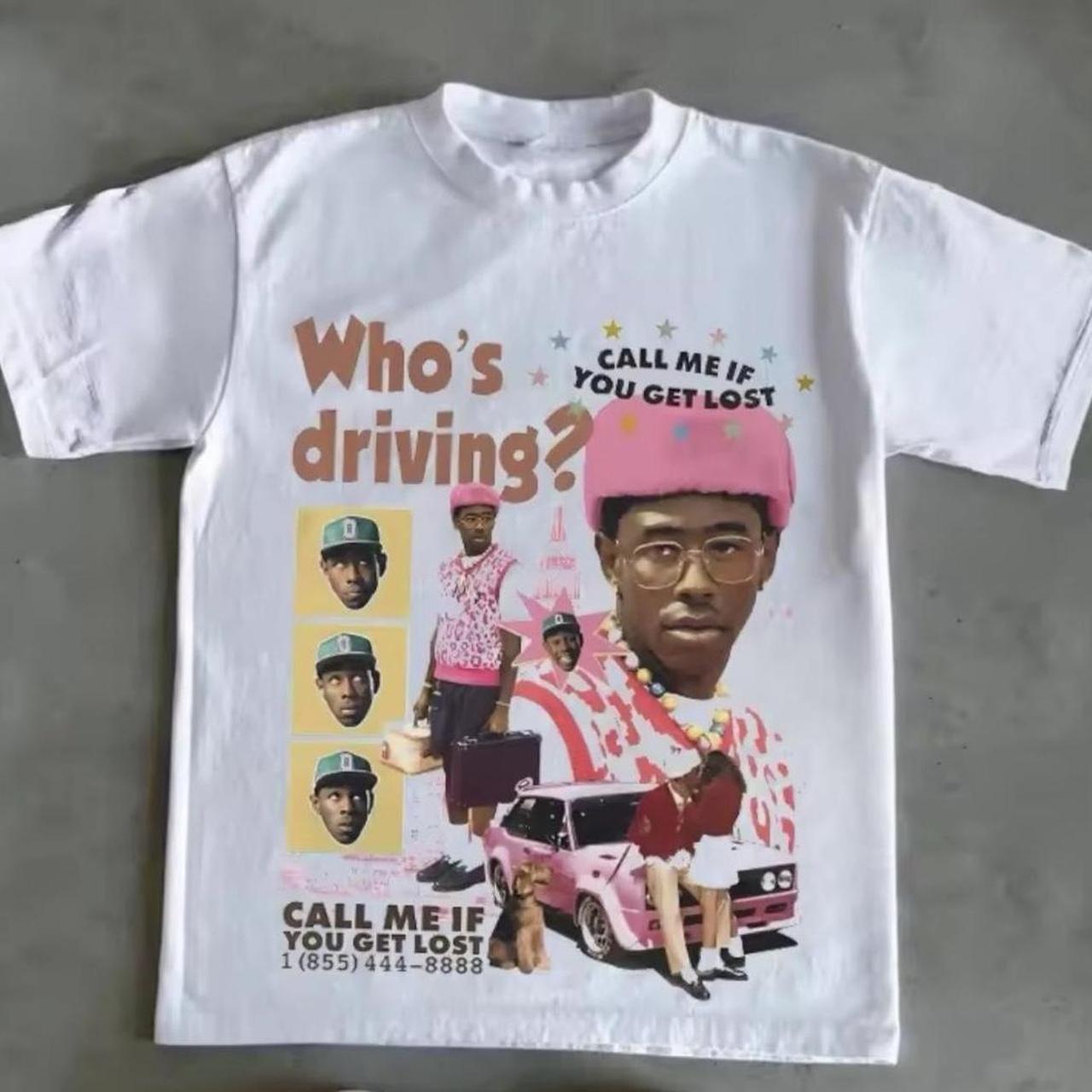 White Tyler the creator graphic tee DM ME FOR MORE... | Depop