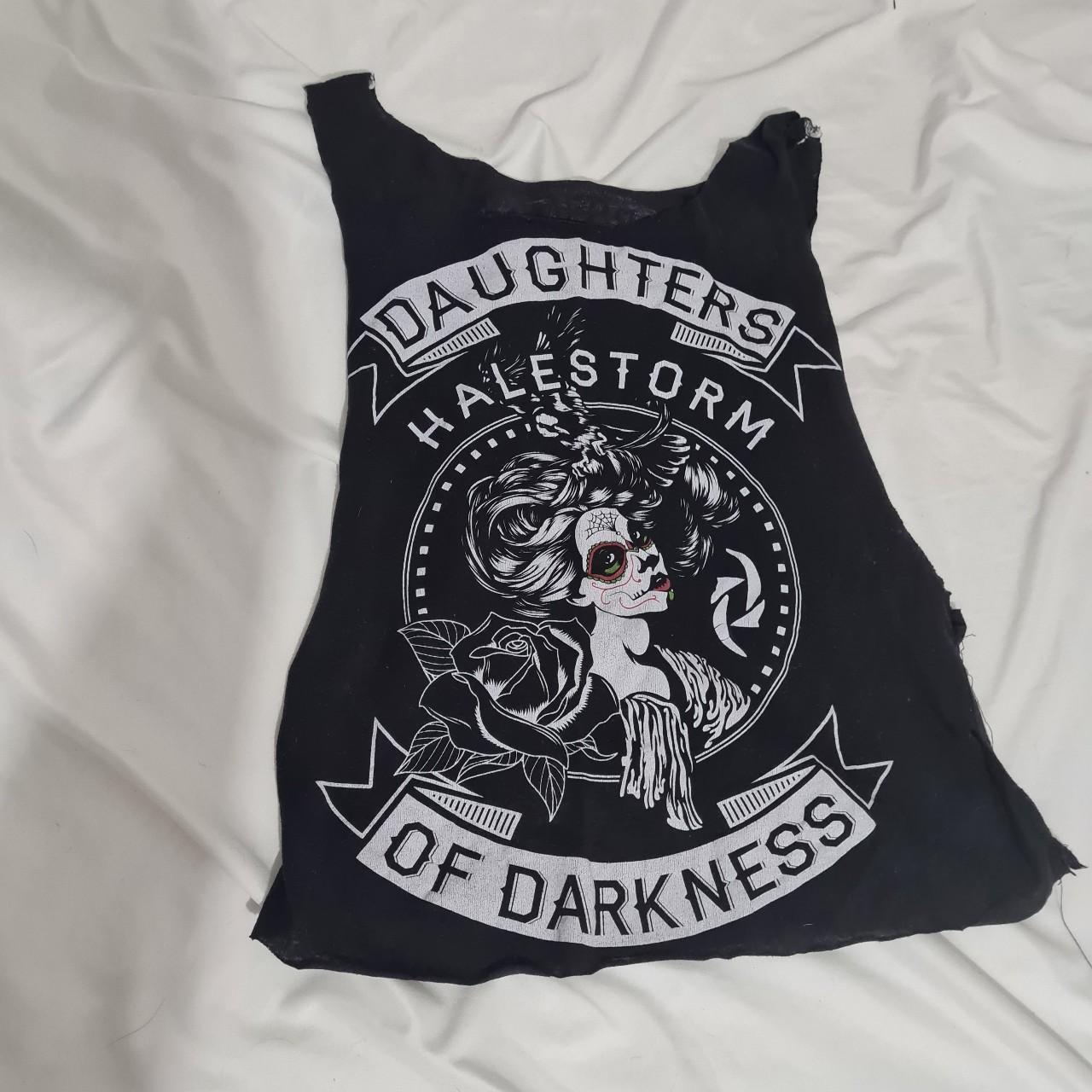 Halestorm band t shirt, cutouts. Size small. Beautiful. - Depop