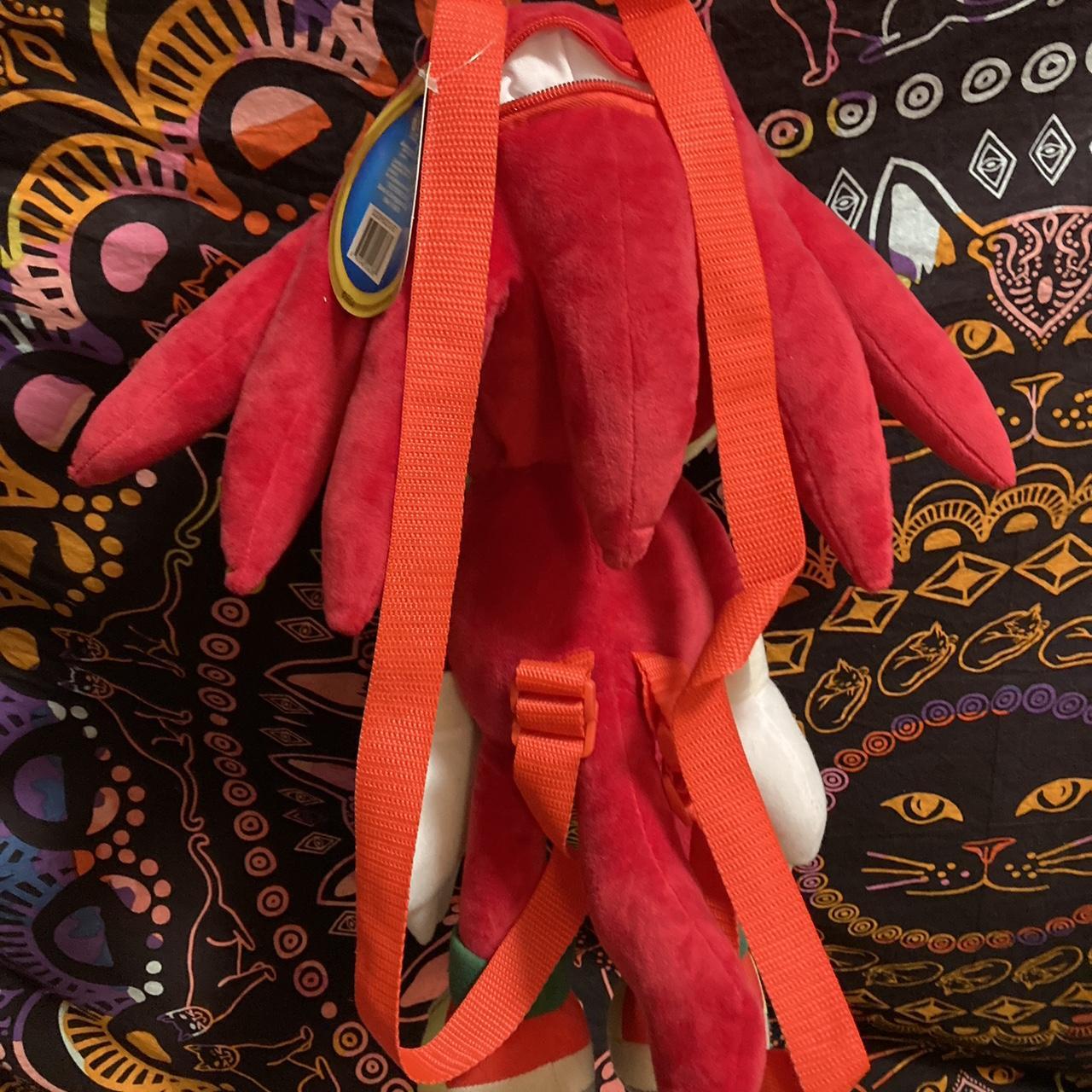 Sonic Knuckles Backpack Has some blue staining on... - Depop
