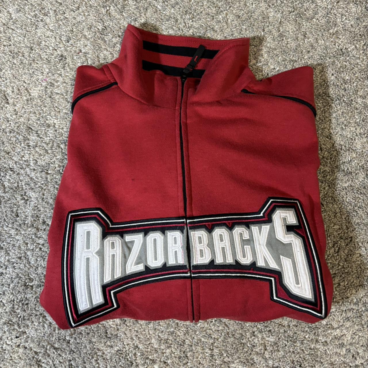 Arkansas razorbacks zipup jacket , size medium - Depop