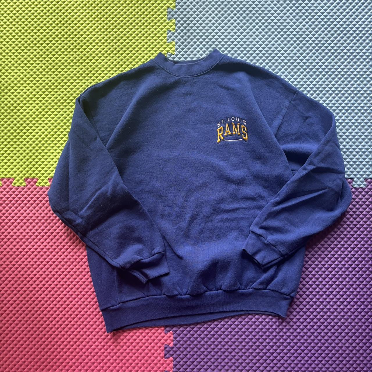 Vintage LA RAMS, logo athletic , sweatshirt , size L - Depop