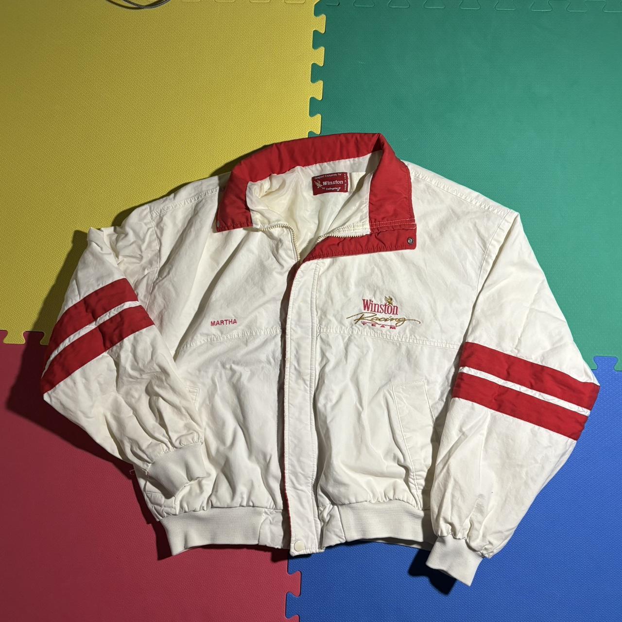 Vintage racing jacket Winston racing team , size M/L - Depop