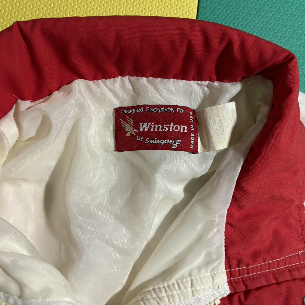 Vintage racing jacket Winston racing team , size M/L - Depop