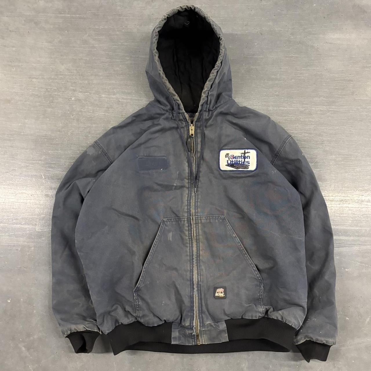 Y2K style Carhartt jacket heavyweight canvas... | Depop