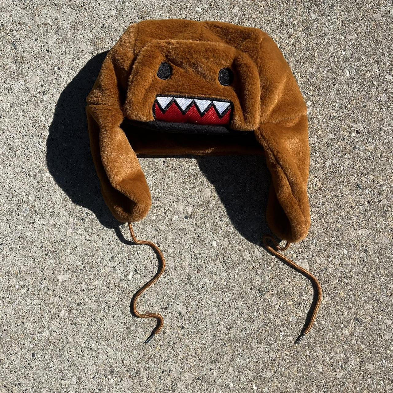 Vintage Y2K Domo Ear Flap Hat Super rare Y2K Domo... - Depop