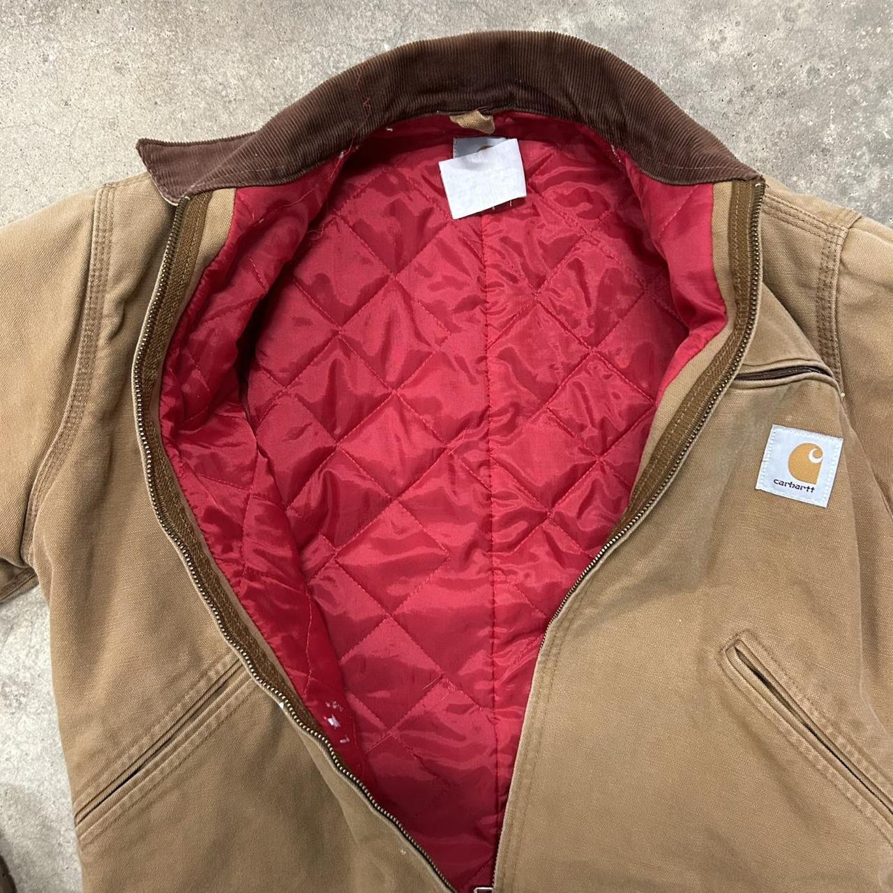 Vintage 80s Carhartt Detroit Jacket Really good... - Depop