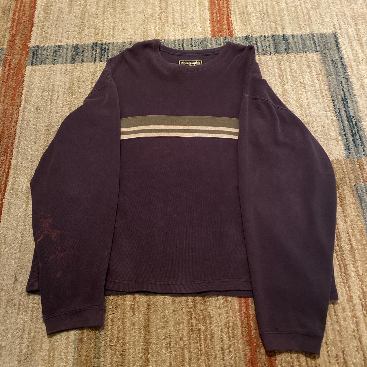 Abercrombie & Fitch sweater has a bleach stain on... - Depop