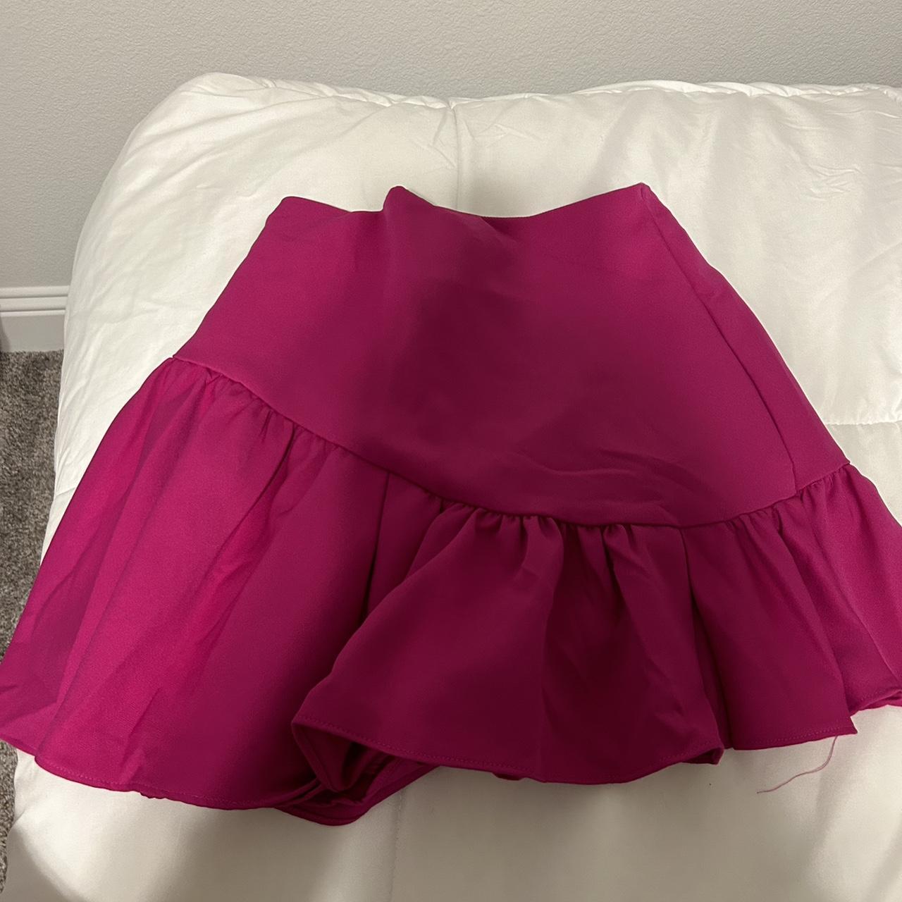 American Threads, Pink ruffled skirt. It is very... - Depop