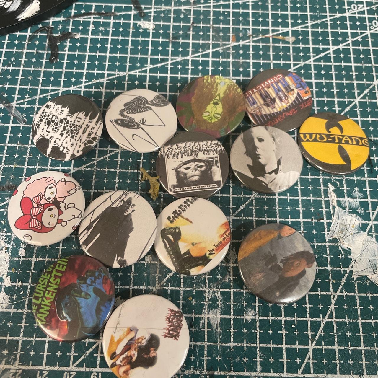 more 1.25 inch pins 10 for $12 on all 1.25 inch pins... - Depop