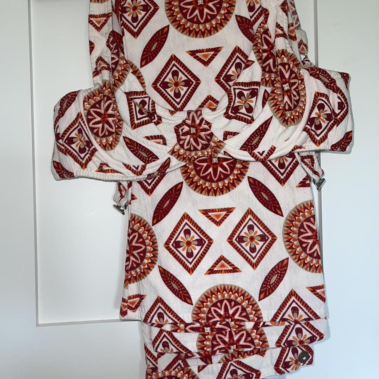 her pony the label. linen printed SET. Bra: AUS 12... - Depop