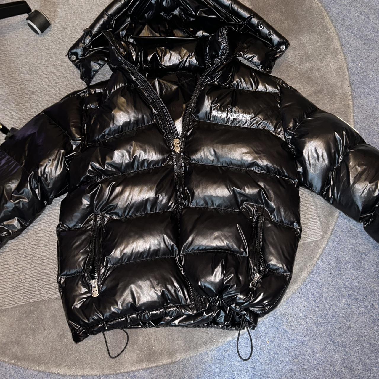 Mob Nation Shiny Puffer Jacket similar to the... | Depop